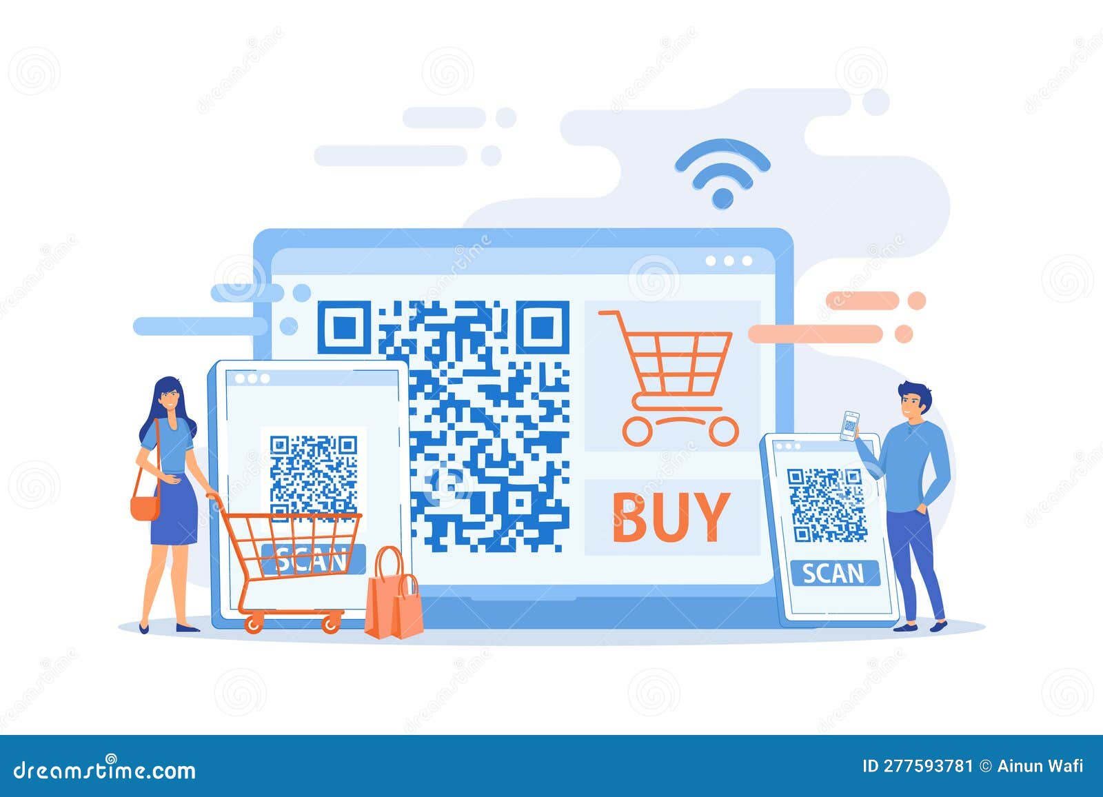 Barcode Reading App, Qrcode Reader Epayment Transaction Application. QR Code Scanner, QR ...