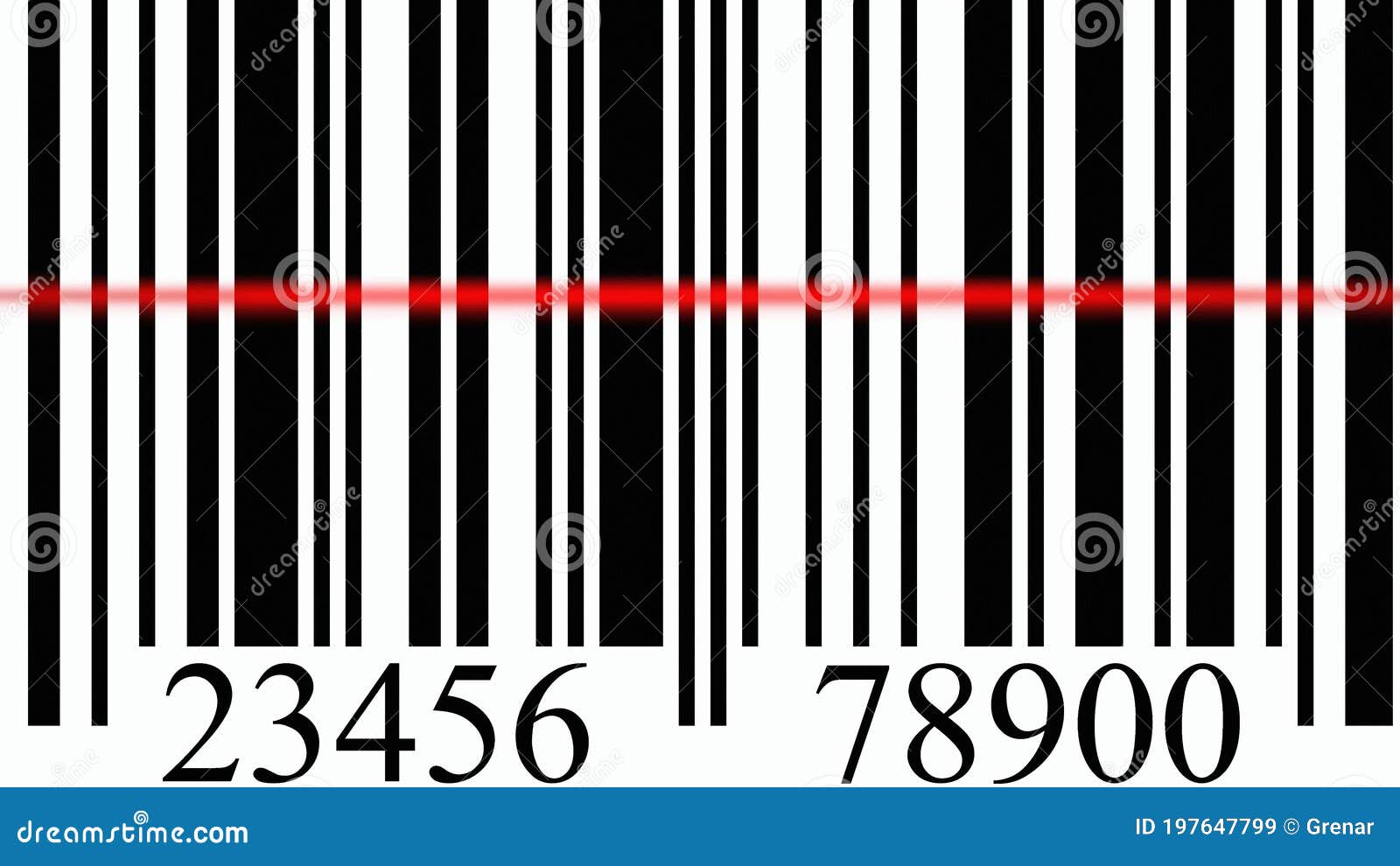 Barcode scan de fancy stock illustration. Illustration of fancy - 197647799
