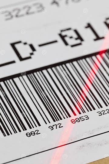 Barcode scan stock image. Image of reader, parcel, barcode - 36661607