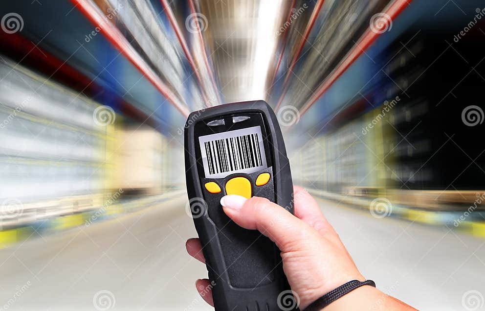 Barcode Scanner stock image. Image of logistics, information - 26948249