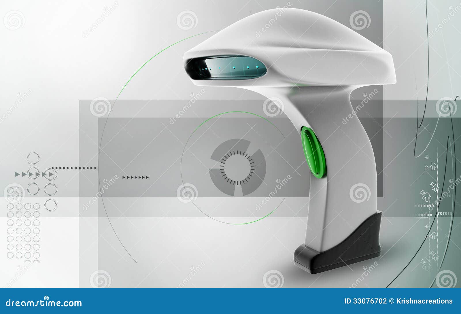 Set Of Barcode Scanner Cartoon Icon Design Templates With Various ...