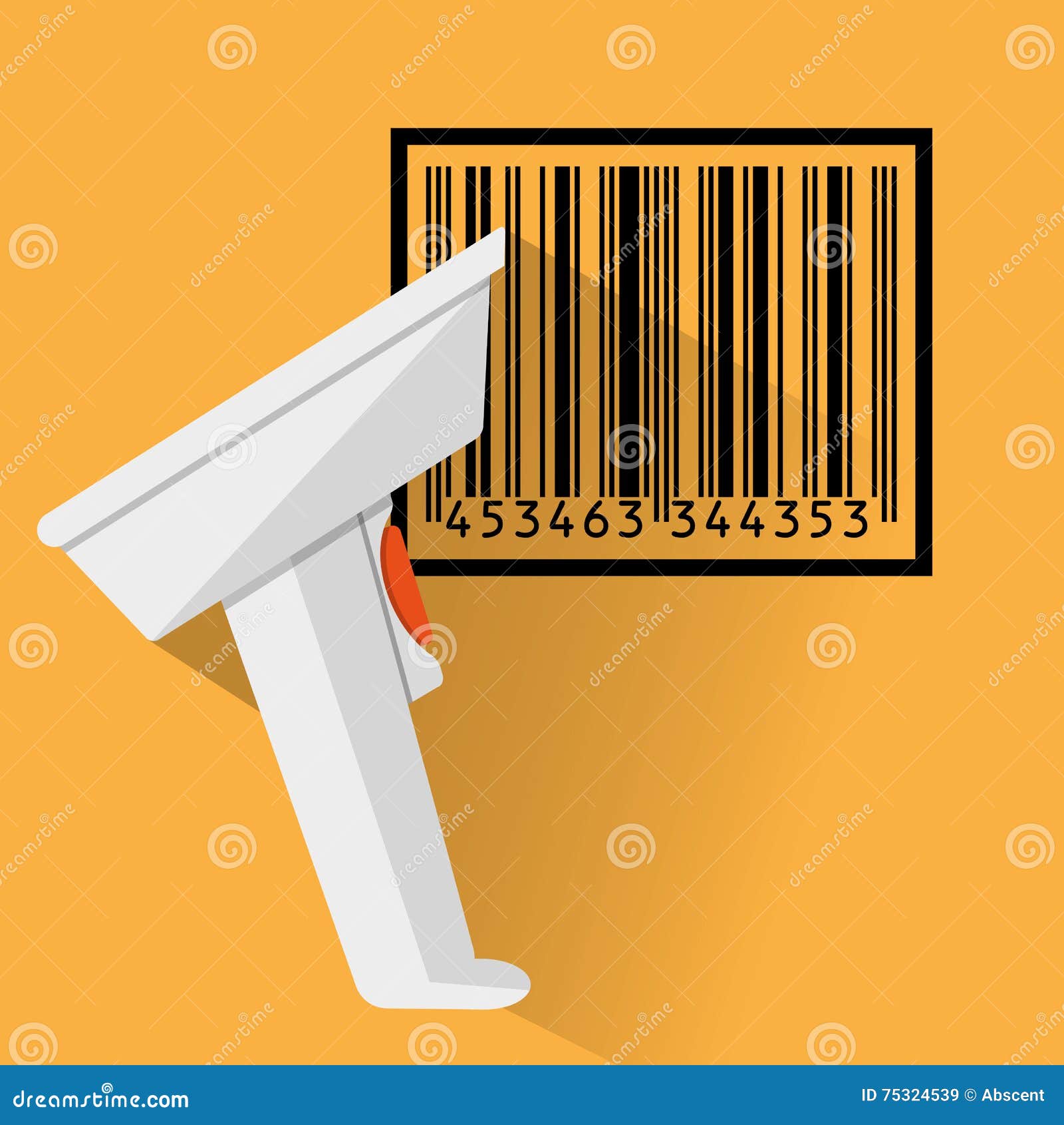 Barcode Scanner Linear Icon. Modern Outline Barcode Scanner Logo Vector ...