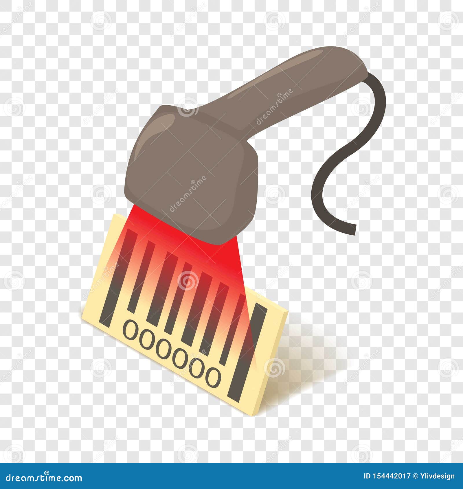 Barcode Scanner Icon, Isometric 3d Style Stock Vector - Illustration of ...