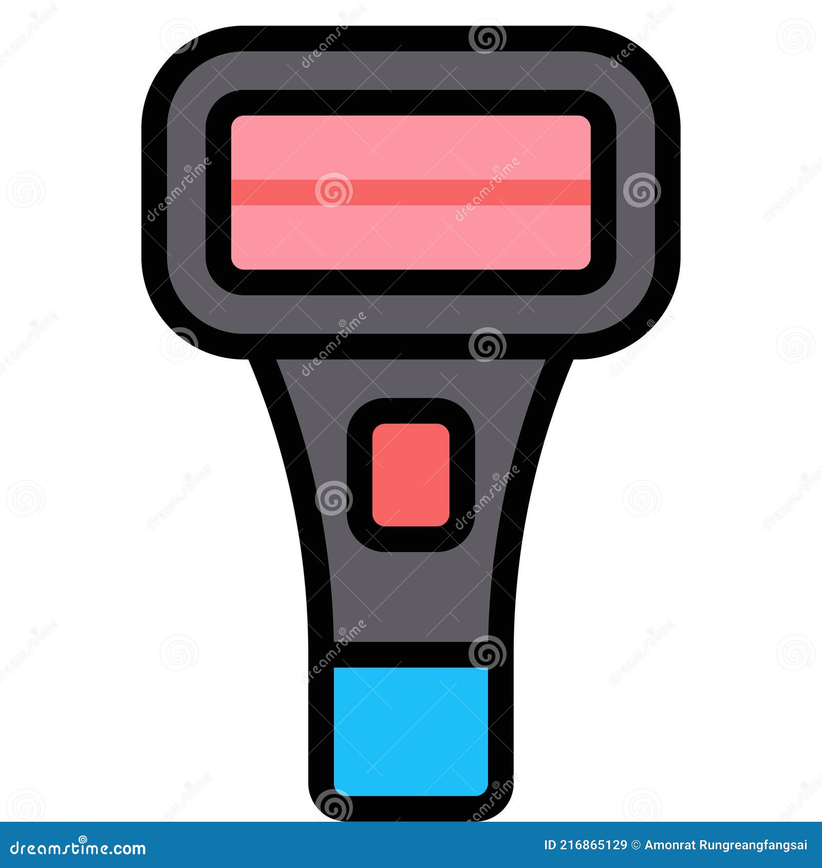 Barcode Scanner Icon, Supermarket and Shopping Mall Related Vector ...