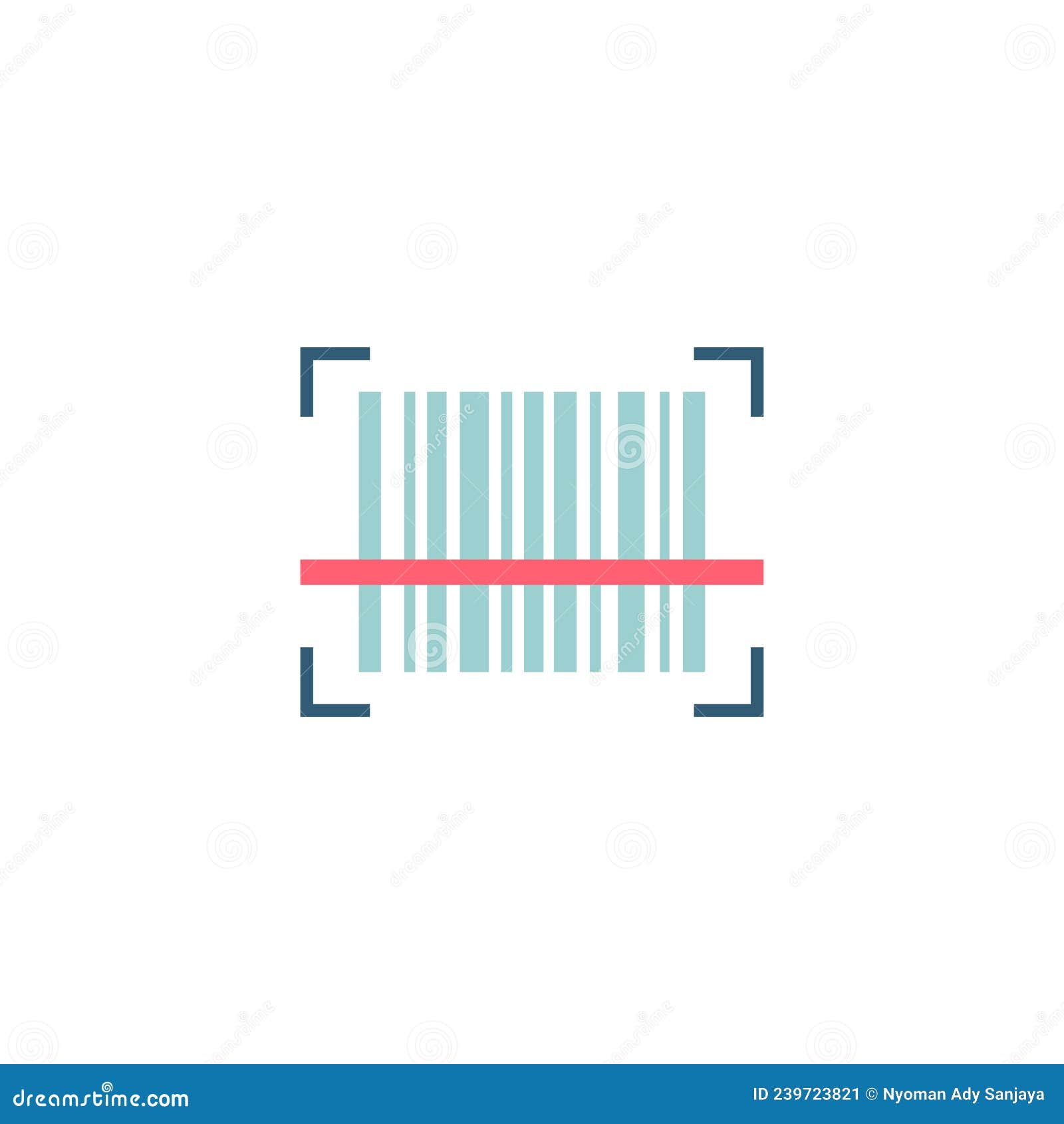 Barcode Scanner Icon Vector, Filled Flat Sign, Solid Pictogram Isolated ...