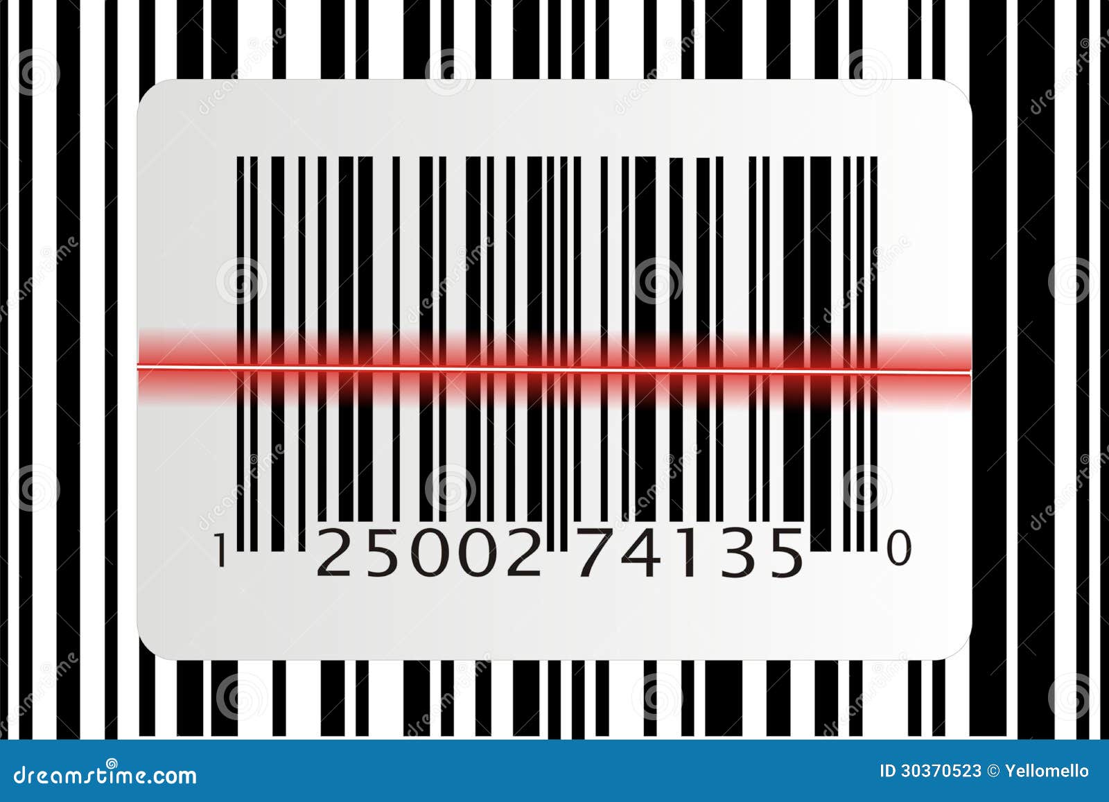 Barcode scanner stock illustration. Illustration of mark - 30370523