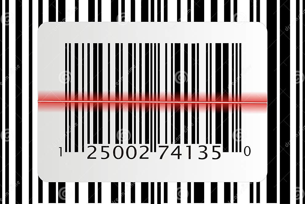 Barcode scanner stock illustration. Illustration of mark - 30370523