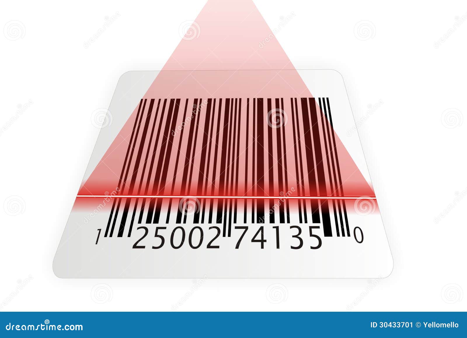 Barcode Scanner Illustration Stock Illustration - Illustration of desk ...