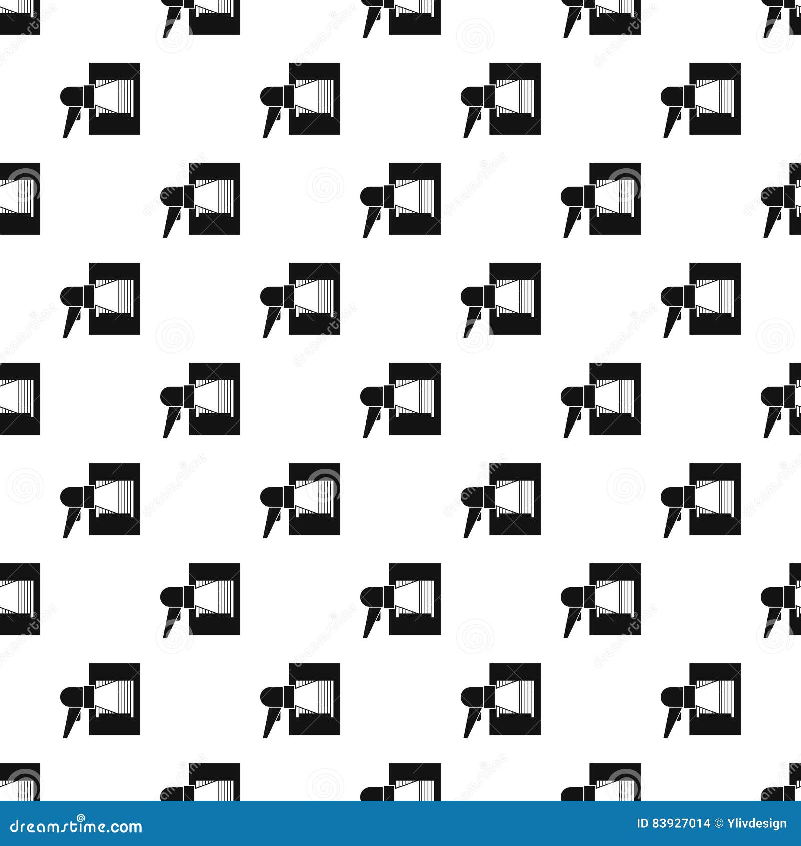 Barcode Scanner Pattern, Simple Style Stock Vector - Illustration of ...