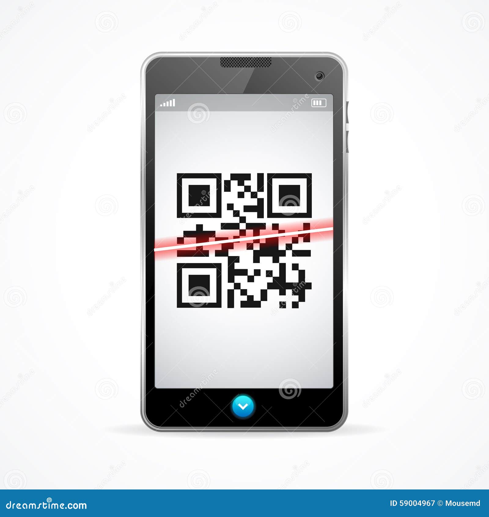 Qr Scanner Read Bar Code Mobility Generating App Coding Mobile Scans Qr Code Flat Style Trend