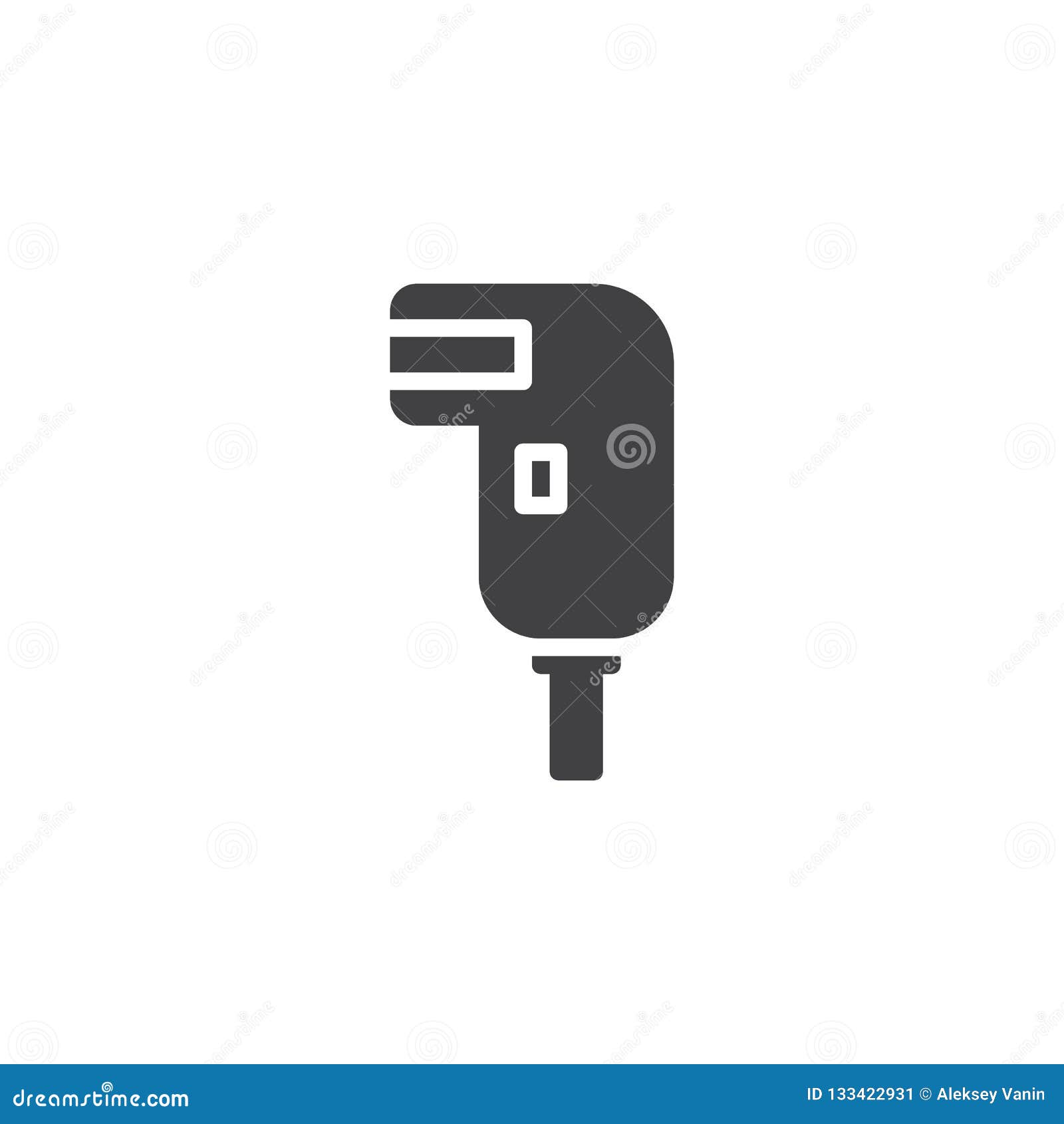 Barcode Scanner Vector Icon Stock Vector - Illustration of retail ...
