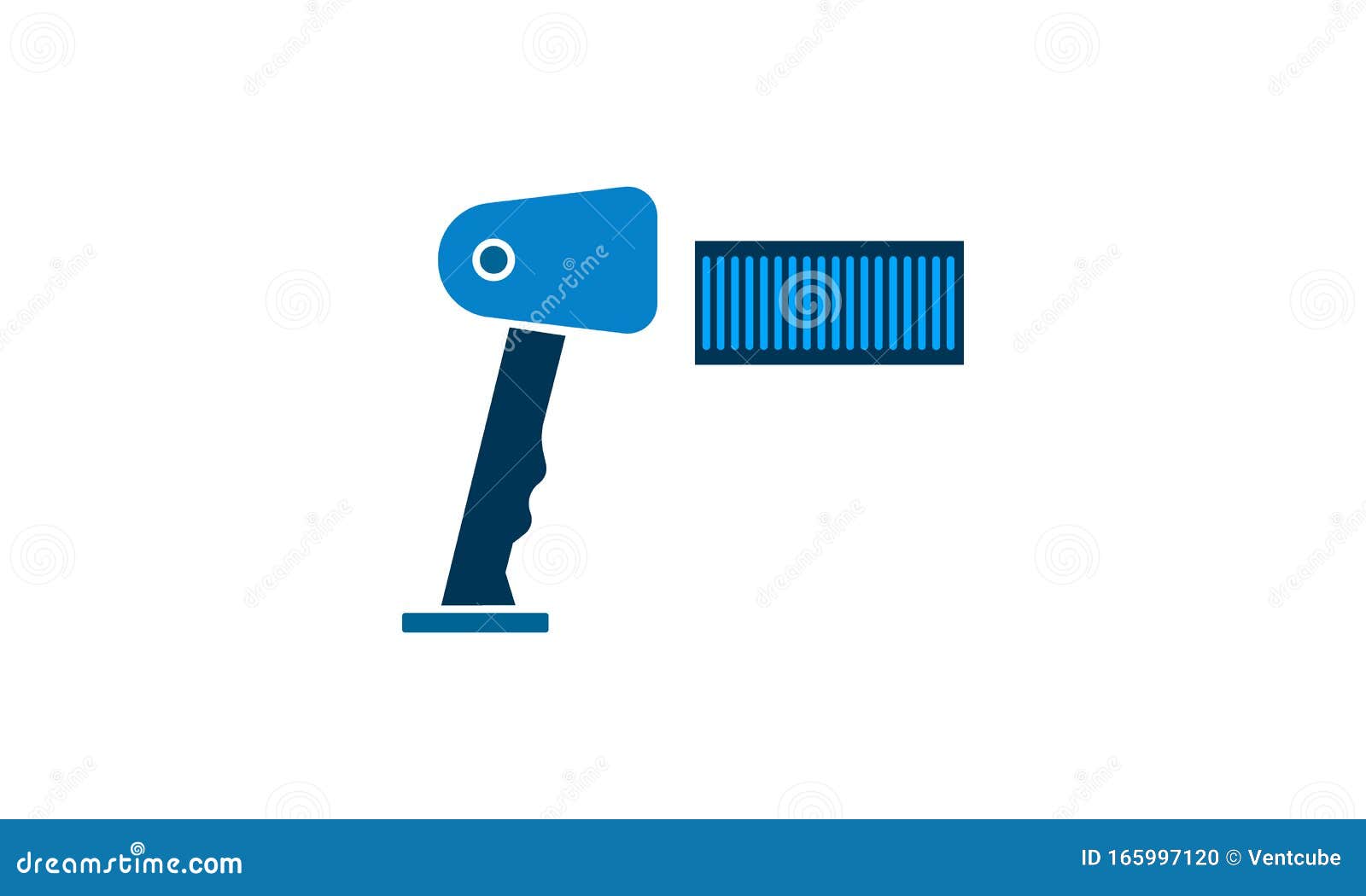 Barcode Scanner Icon Vector Illustration. Stock Vector - Illustration ...
