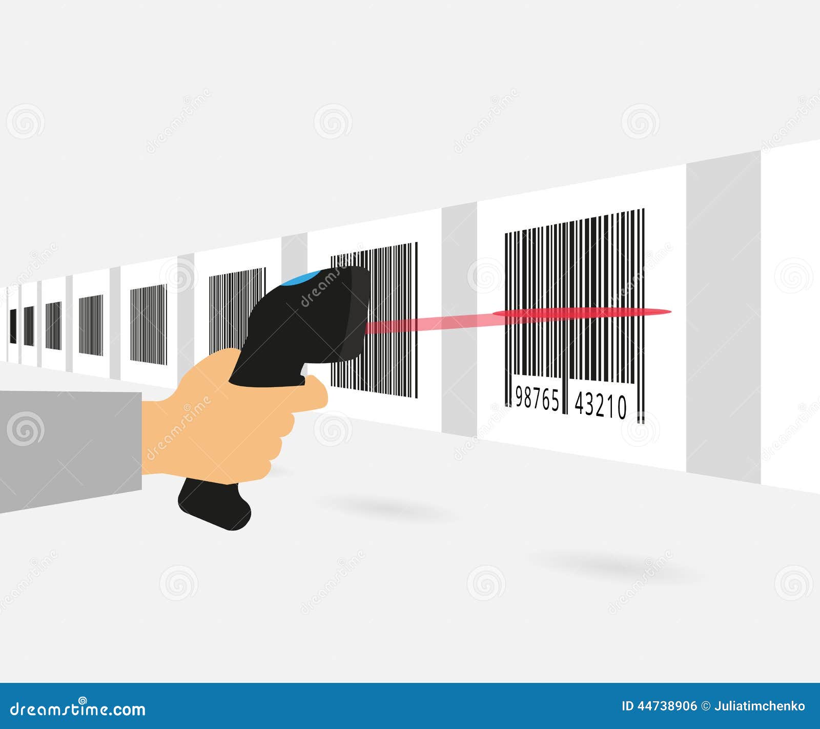 Barcode Scanning Icon - Vector Illustration - Isolated On Transparent ...
