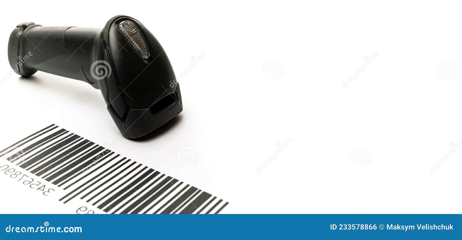 Barcode Scanning. Reader Laser Scanner for Warehouse. Retail Label ...