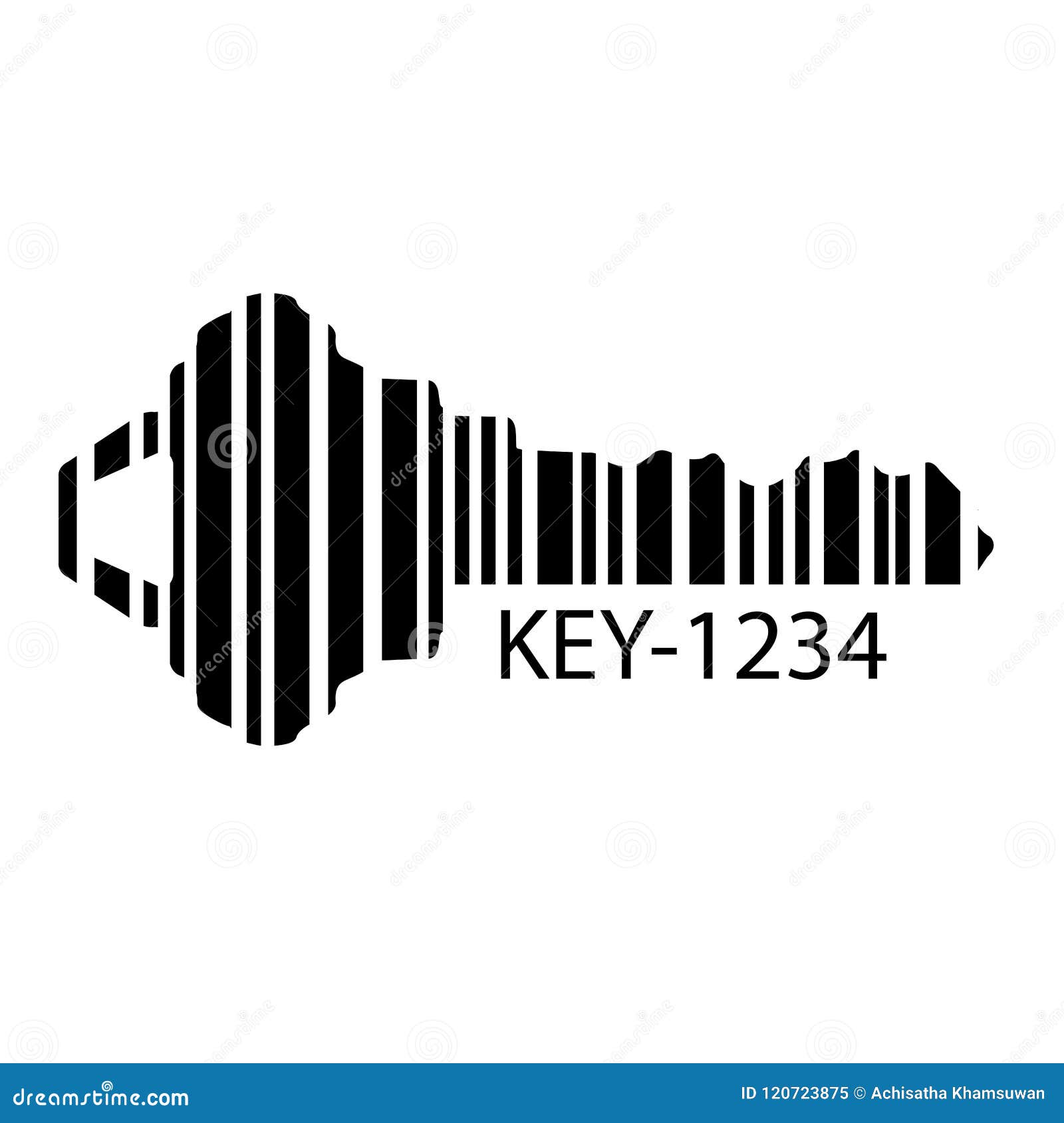 Barcode In A Shape Of USA Map. Vector Illustration In Rainbow Spectrum ...