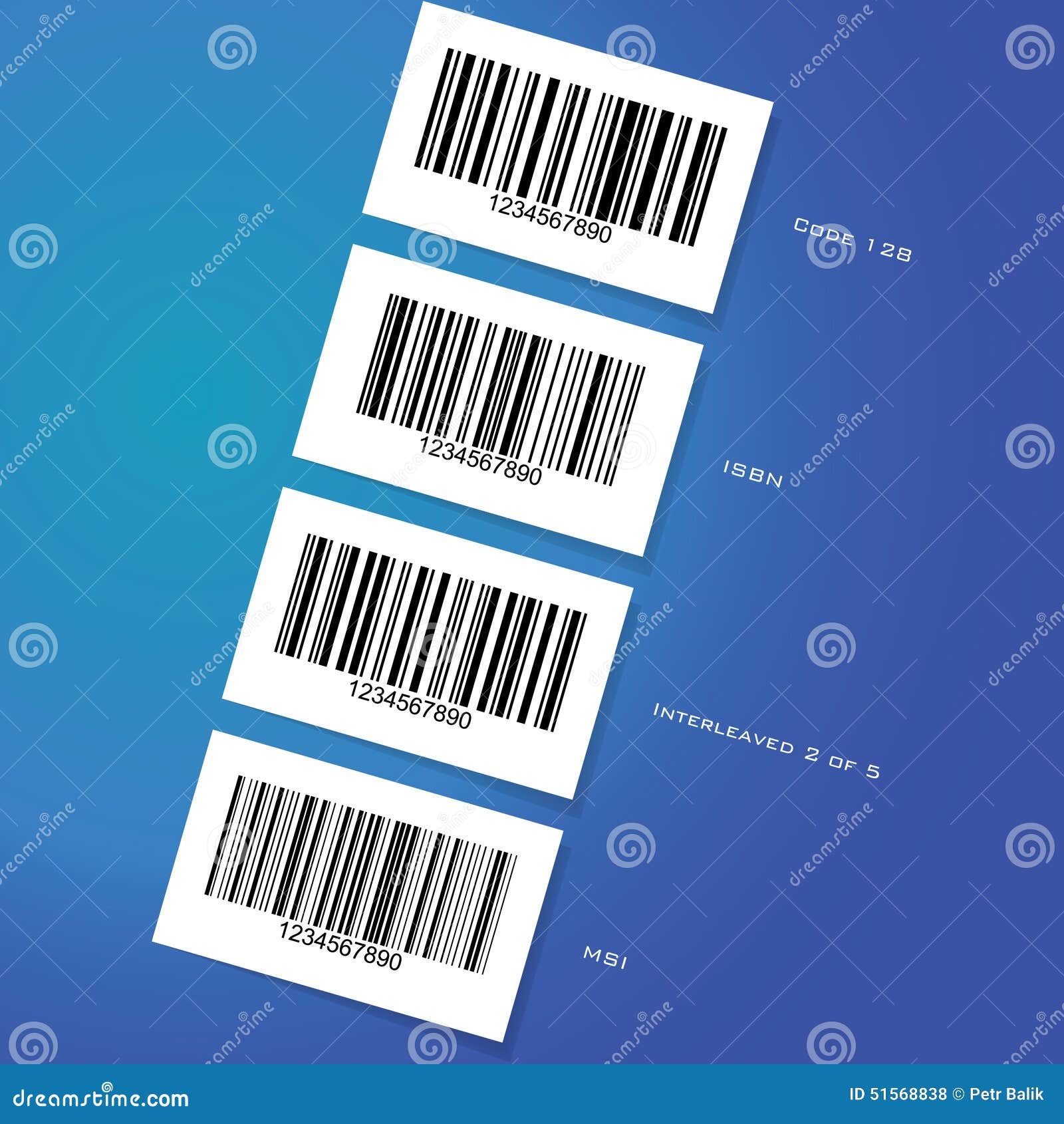 Barcode stickers stock illustration. Illustration of label - 51568838