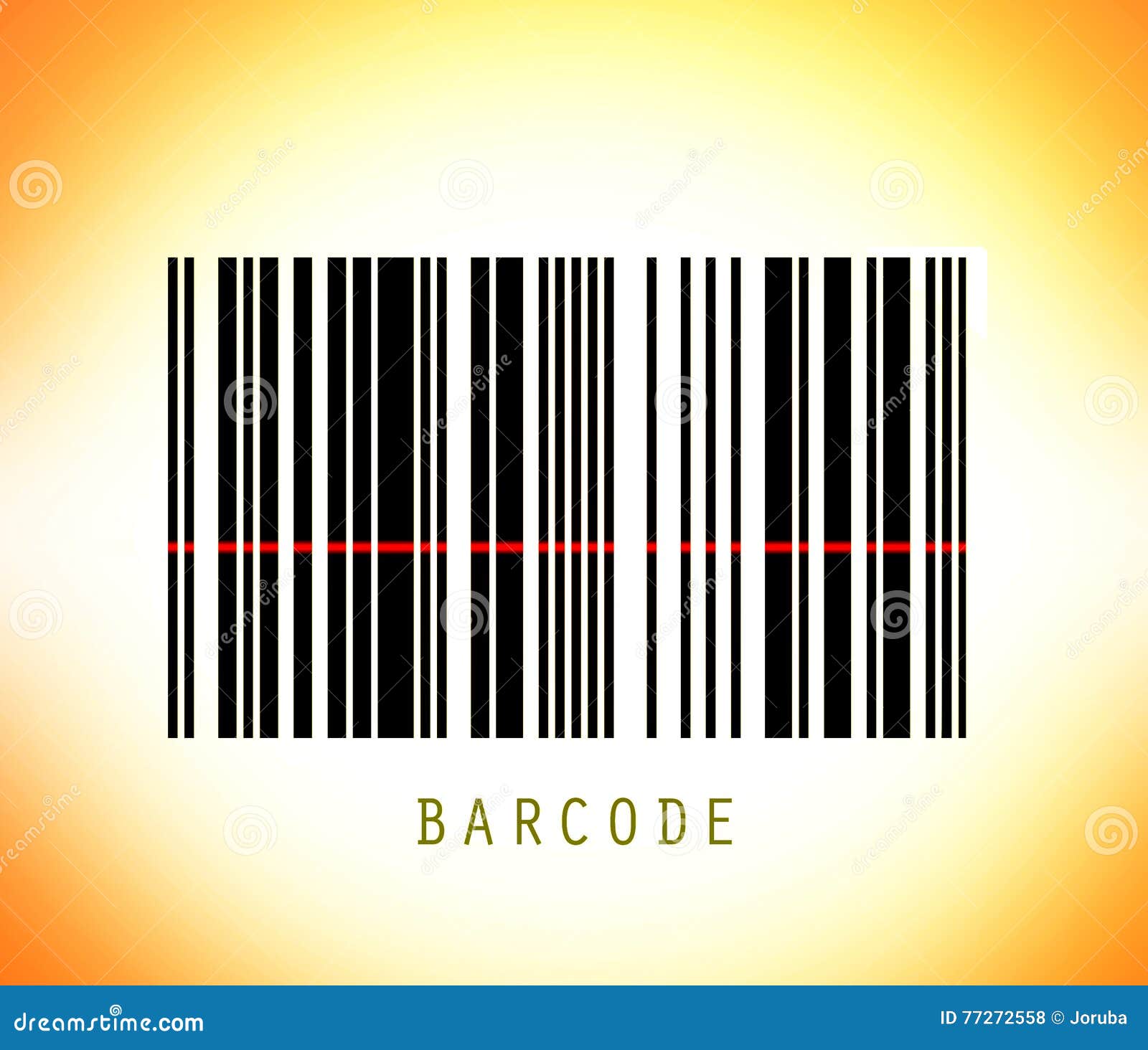 Barcode With Red Laser Stock Photo | CartoonDealer.com #30433260