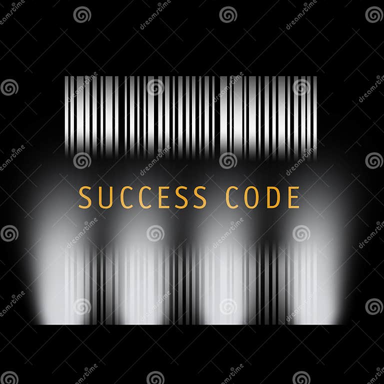 Barcode Success stock illustration. Illustration of bars - 18025683