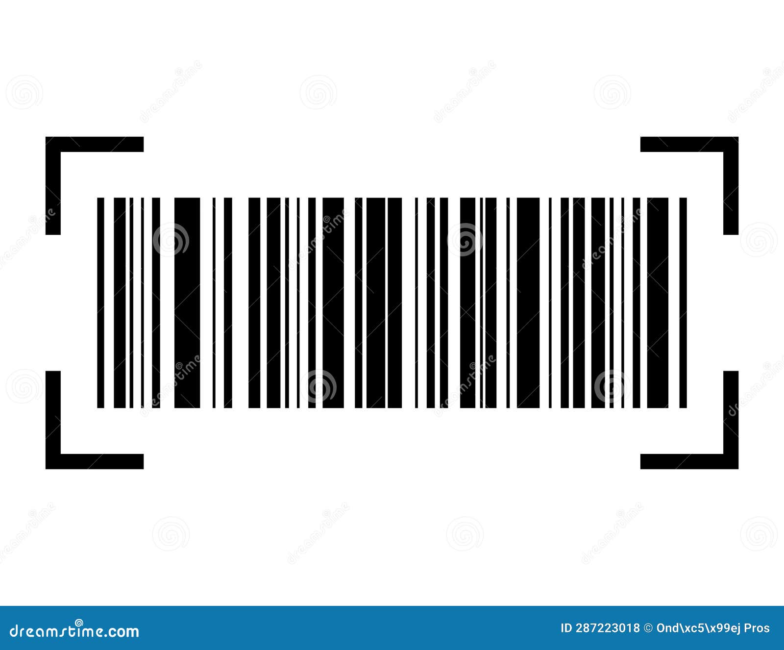 Barcode Vector Icon. Bar Code for Web Flat Design Stock Illustration ...