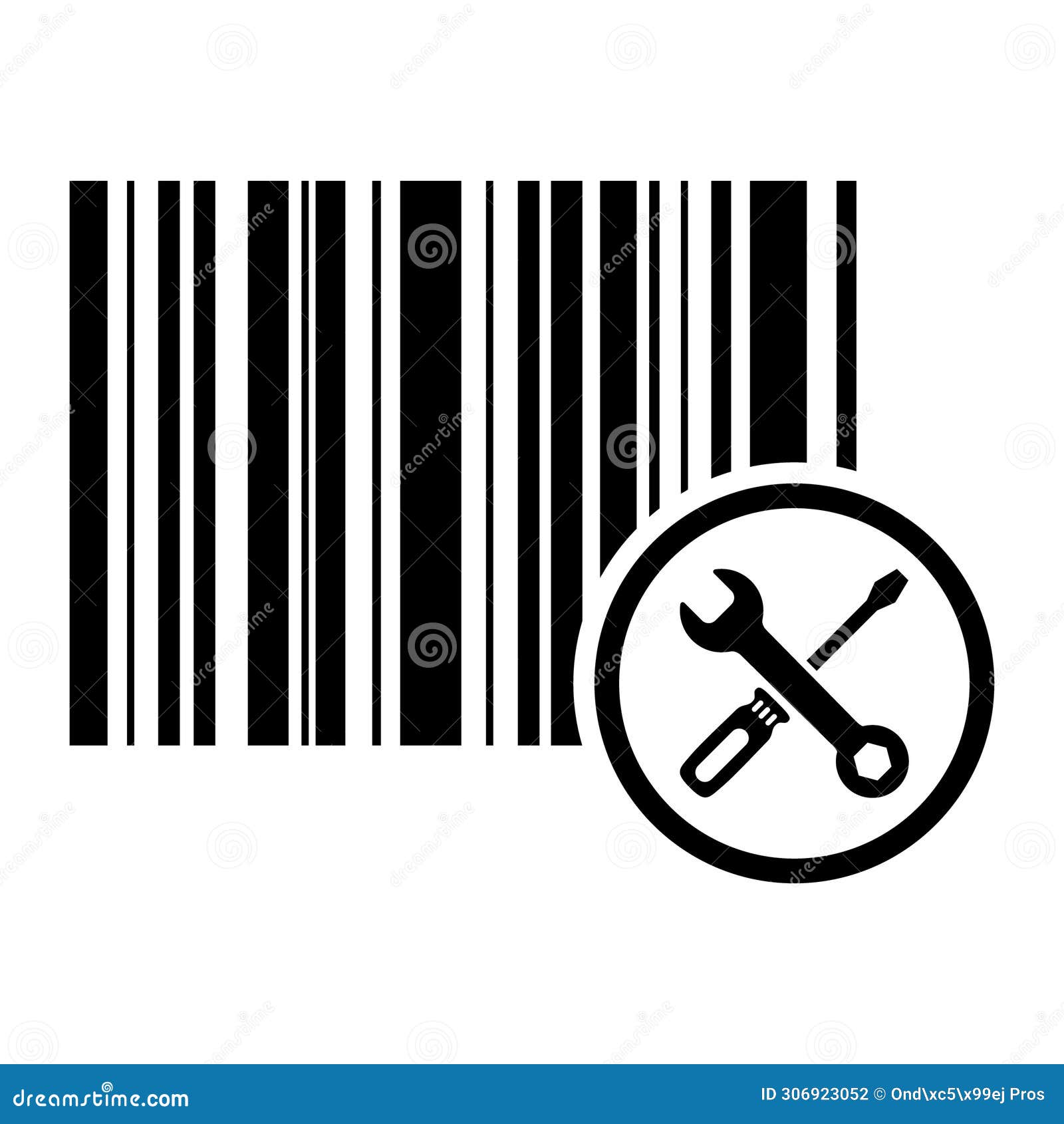 Barcode Vector Icon. Bar Code for Web Flat Design Stock Vector ...