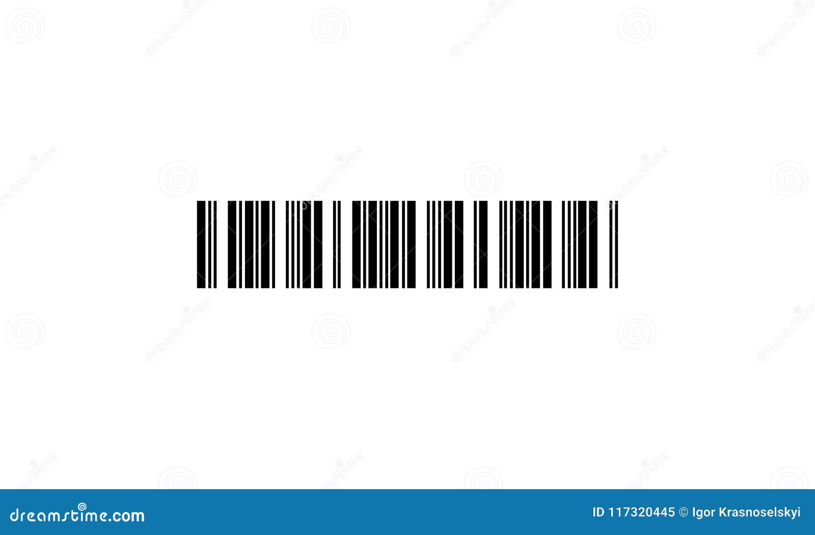 Barcode Vector Icon Stock Vector Illustration Of Black 117320445