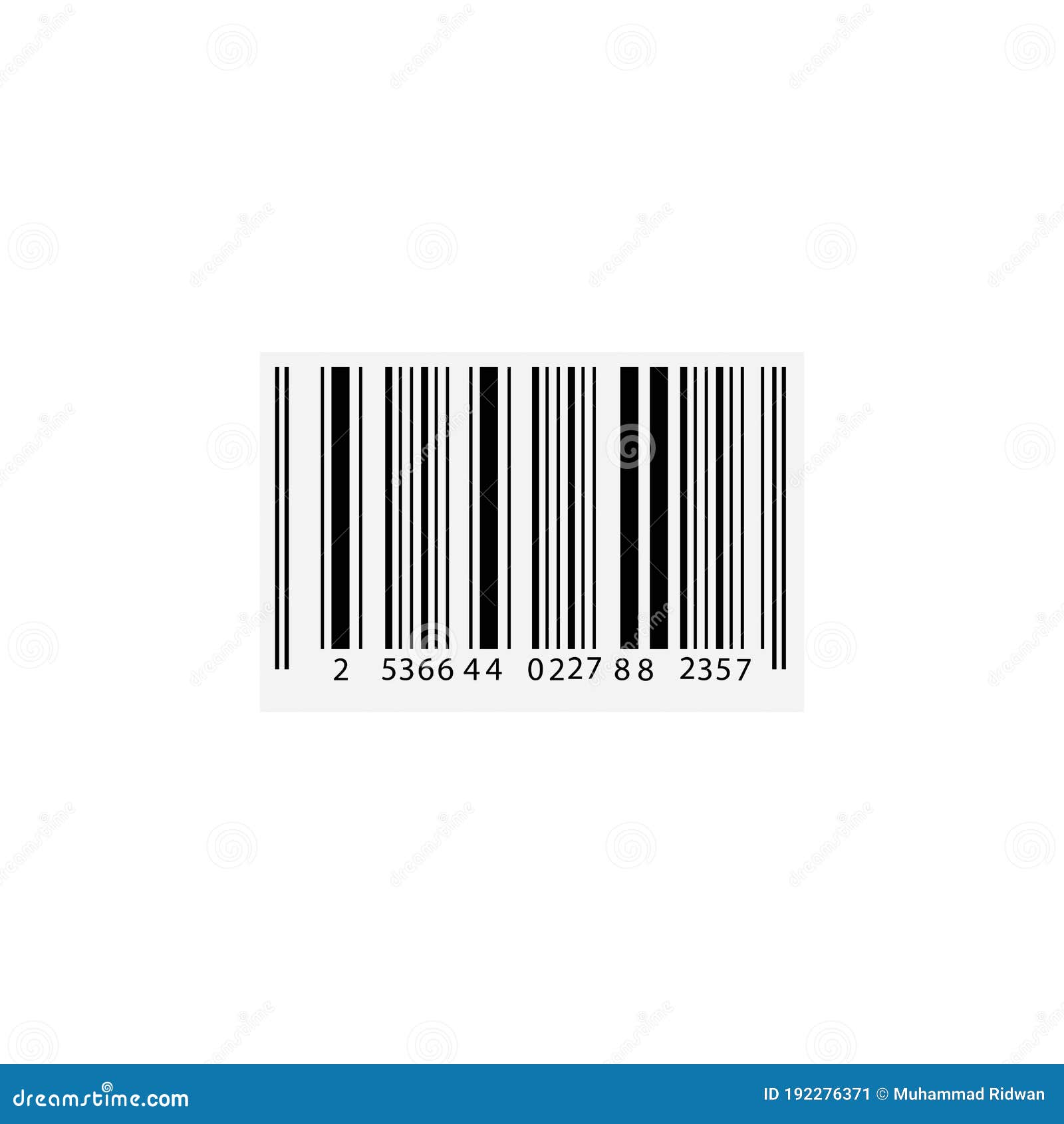 Barcode vector stock vector. Illustration of sign, barcode - 192276371