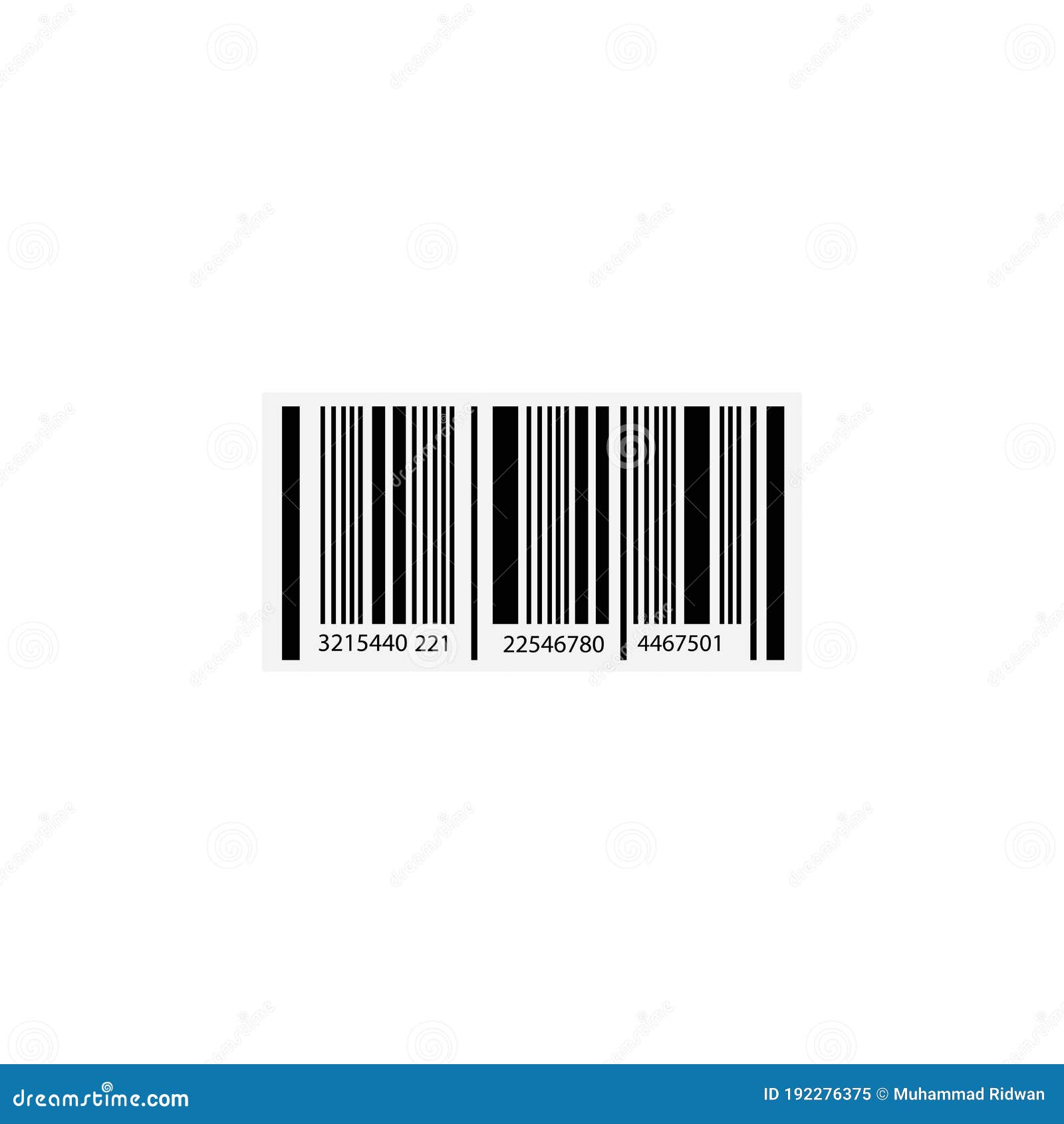 Barcode vector stock vector. Illustration of barcode - 192276375