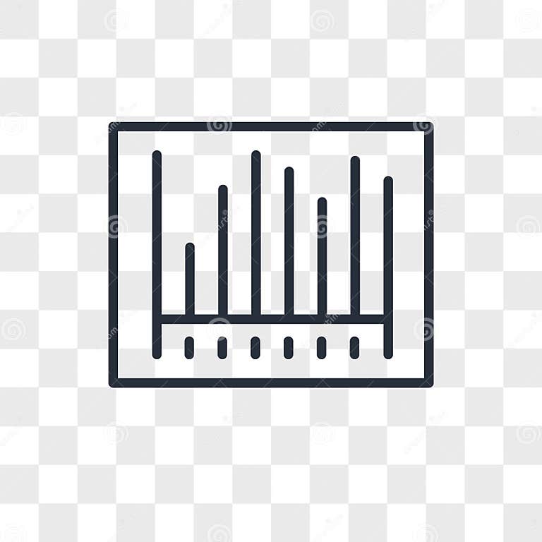 Barcode Vector Icon Isolated on Transparent Background, Barcode Logo ...