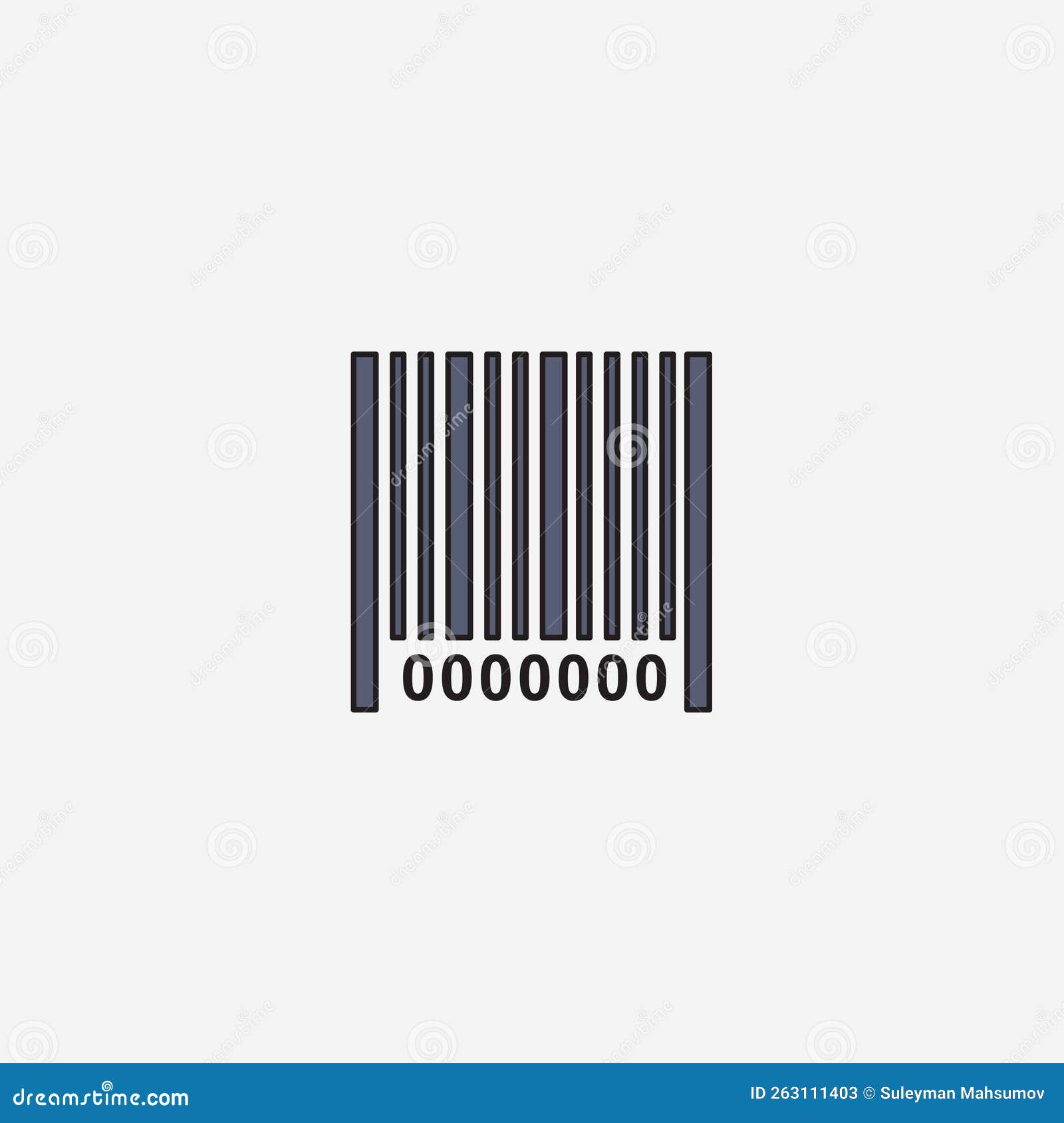Barcode Vector Icon Sign Symbol Stock Vector - Illustration of element ...