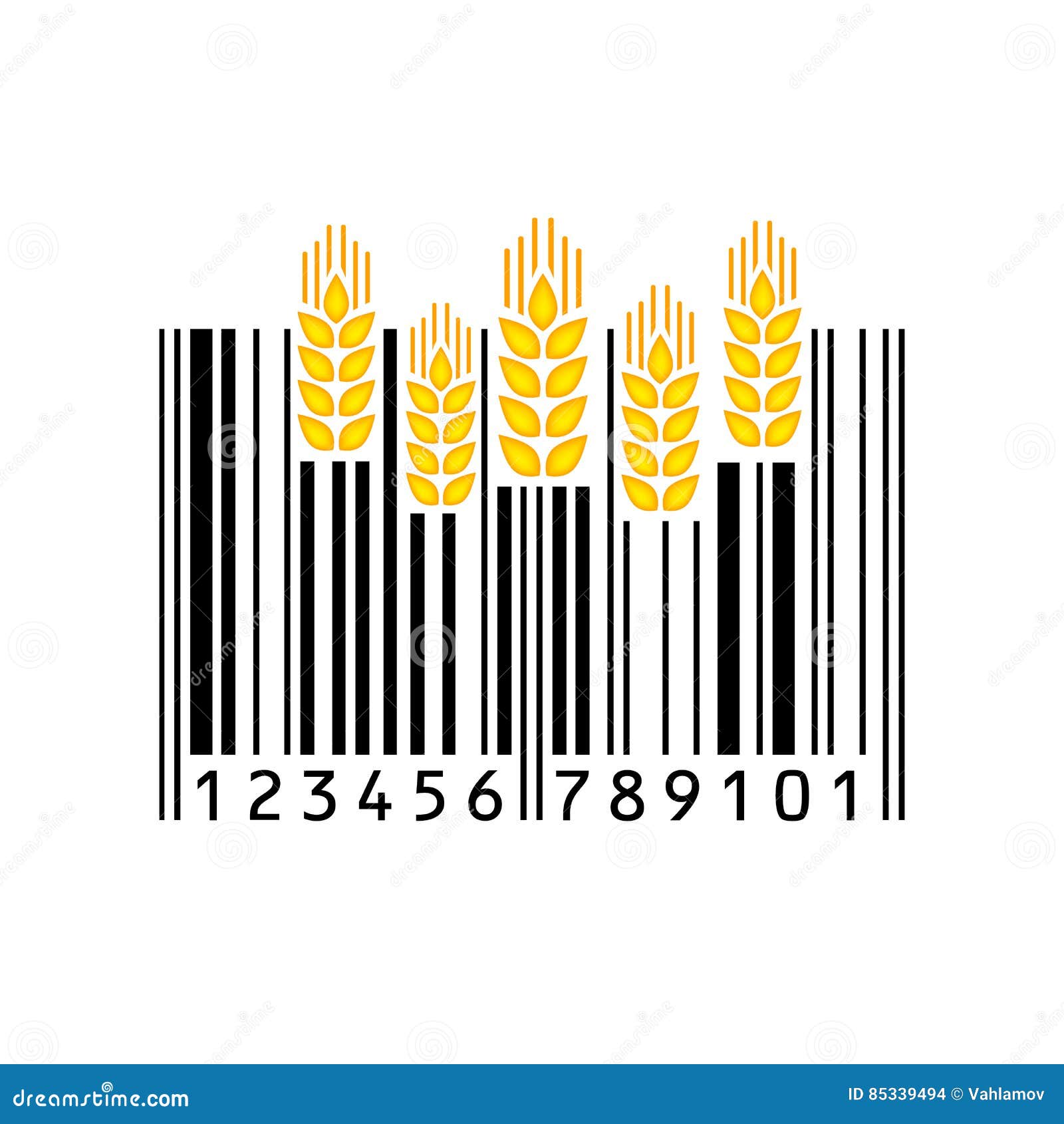 Barcode. Vector Illustration. Stock Vector - Illustration of ...