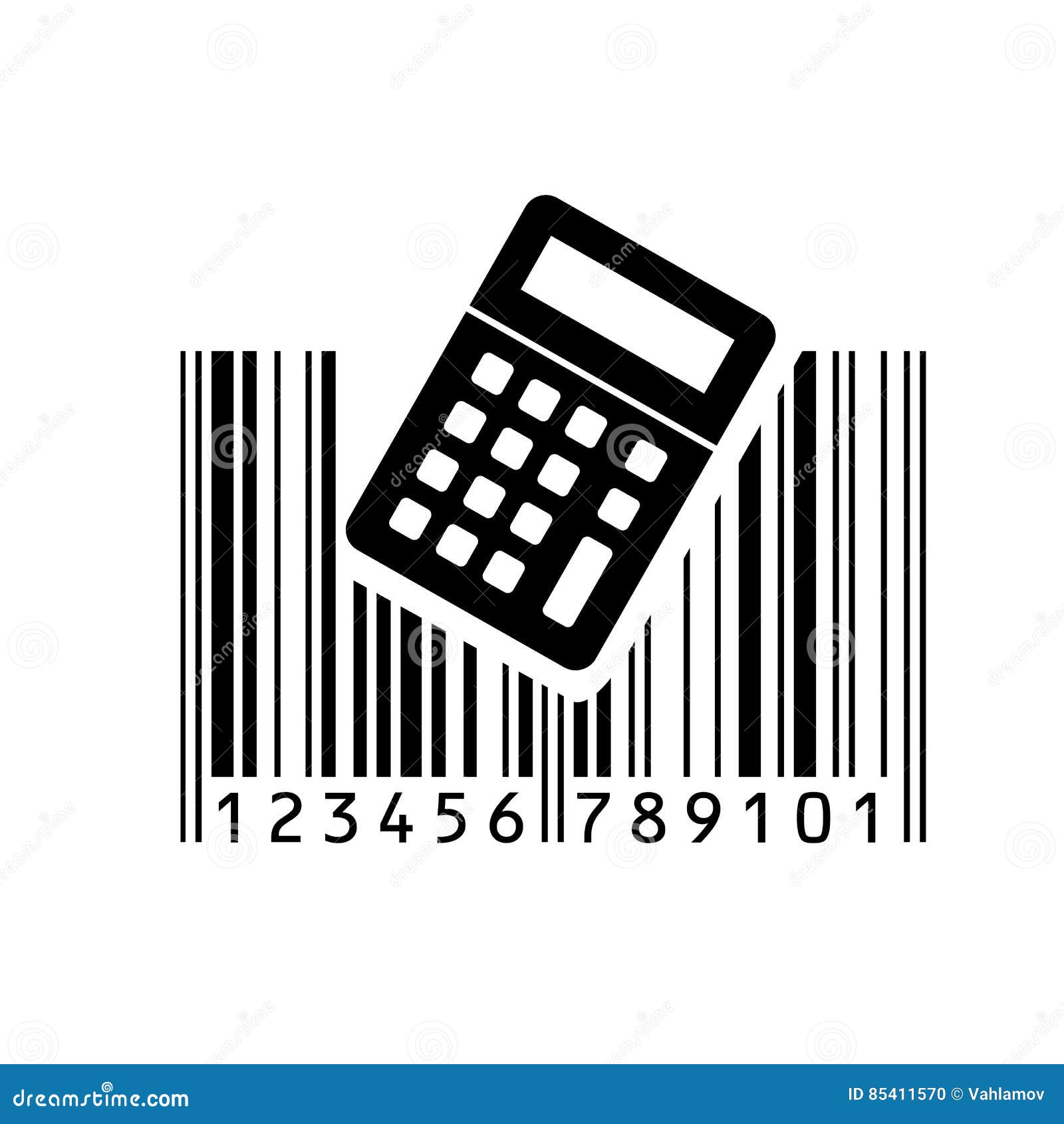 Barcode. Vector Illustration. Stock Vector - Illustration of item, flat ...