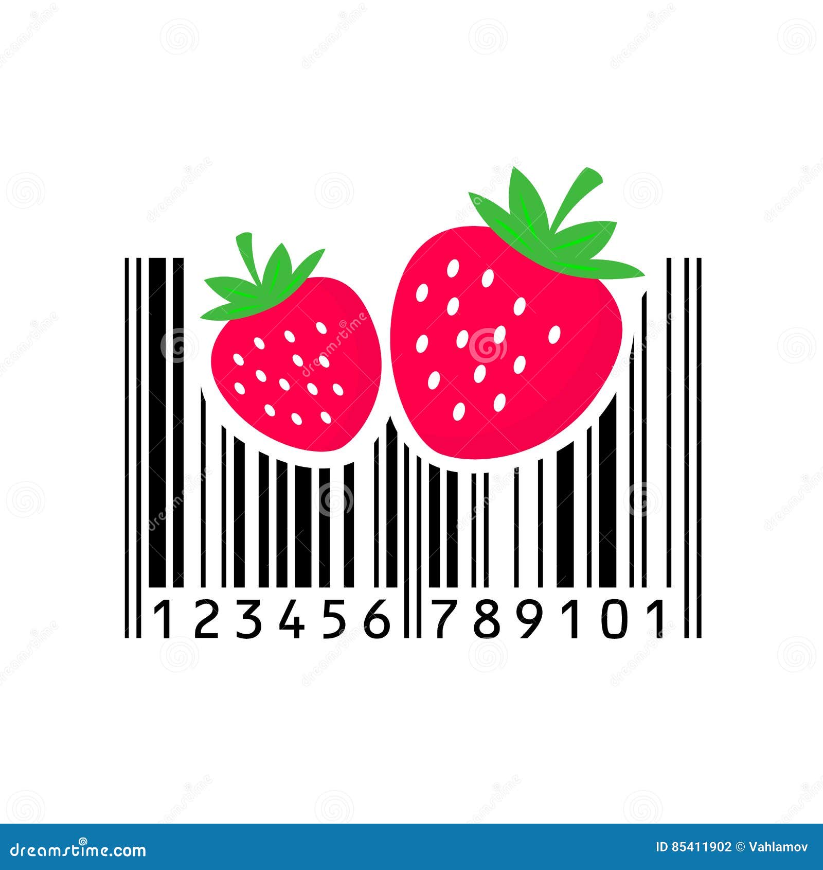 Barcode. Vector Illustration. Stock Vector - Illustration of reader ...