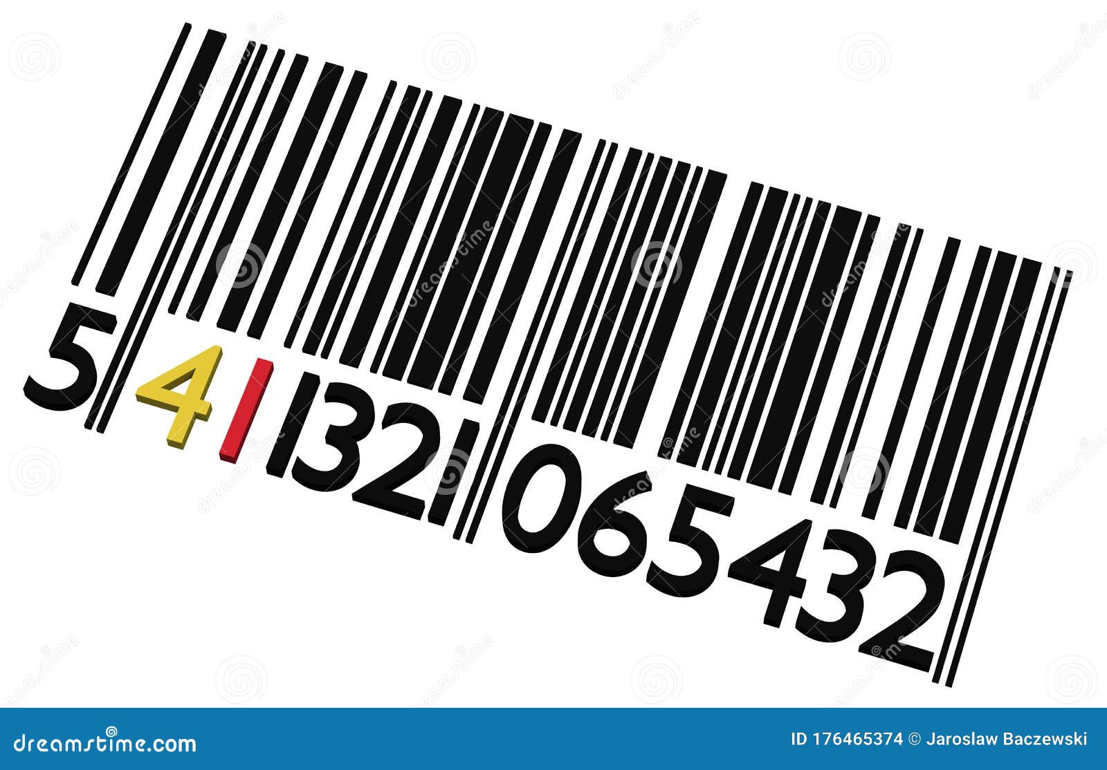 Barcodebelgium 3d illustration stock. Illustration du noir - 176465374