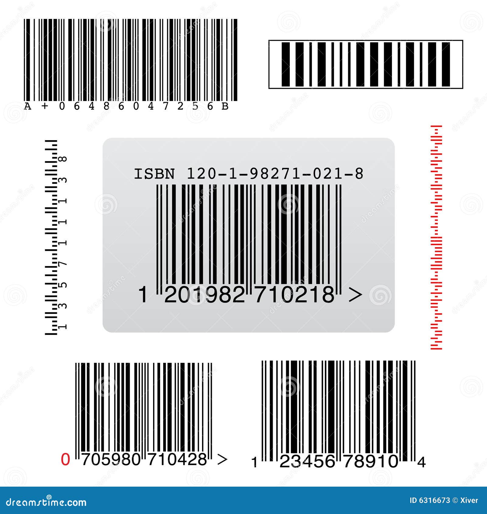 Barcodes stock vector. Illustration of random, customer - 6316673