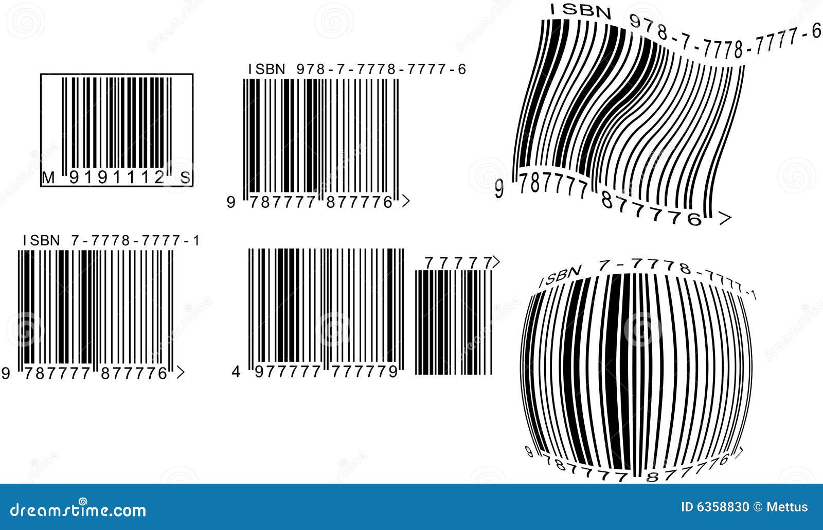 Barcodes stock vector. Illustration of industry, home - 6358830