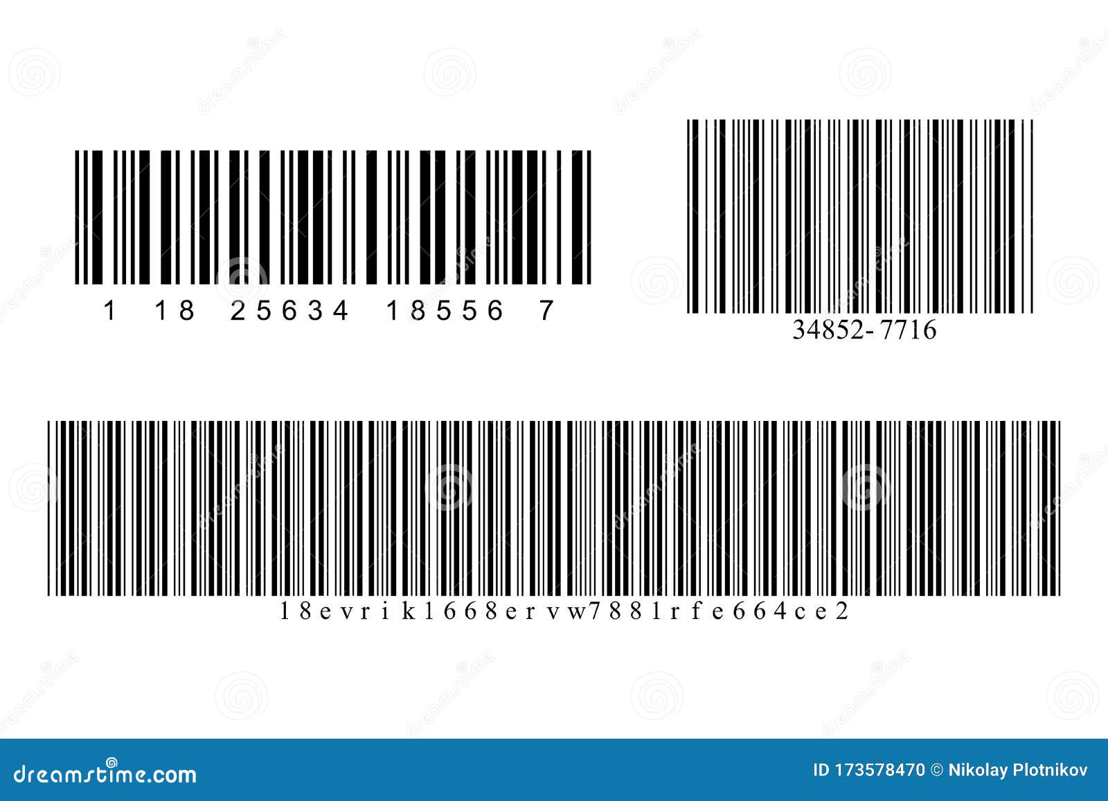 Barcodes Icon Collection Set Isolated on White Background. Black ... Barcodes Icon Collection Set Isolated on White Background. Black ...