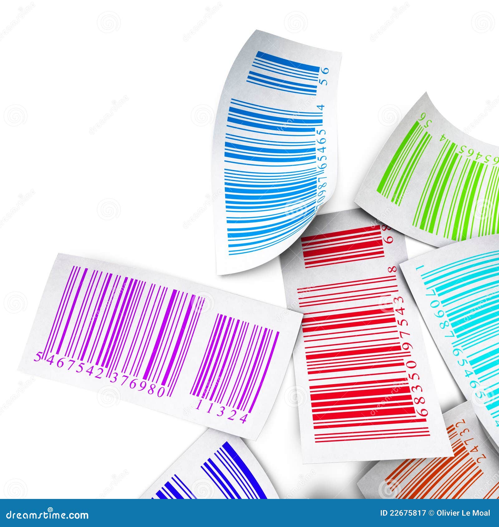 Colored Barcodes Stock Illustrations – 18 Colored Barcodes Stock ...