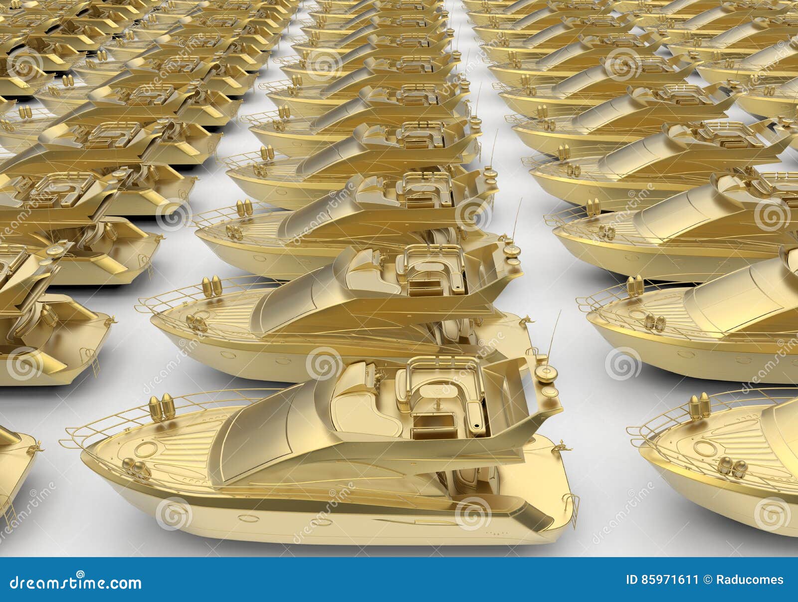Barcos de lujo de oro stock de ilustración. Ilustración de modelo ...