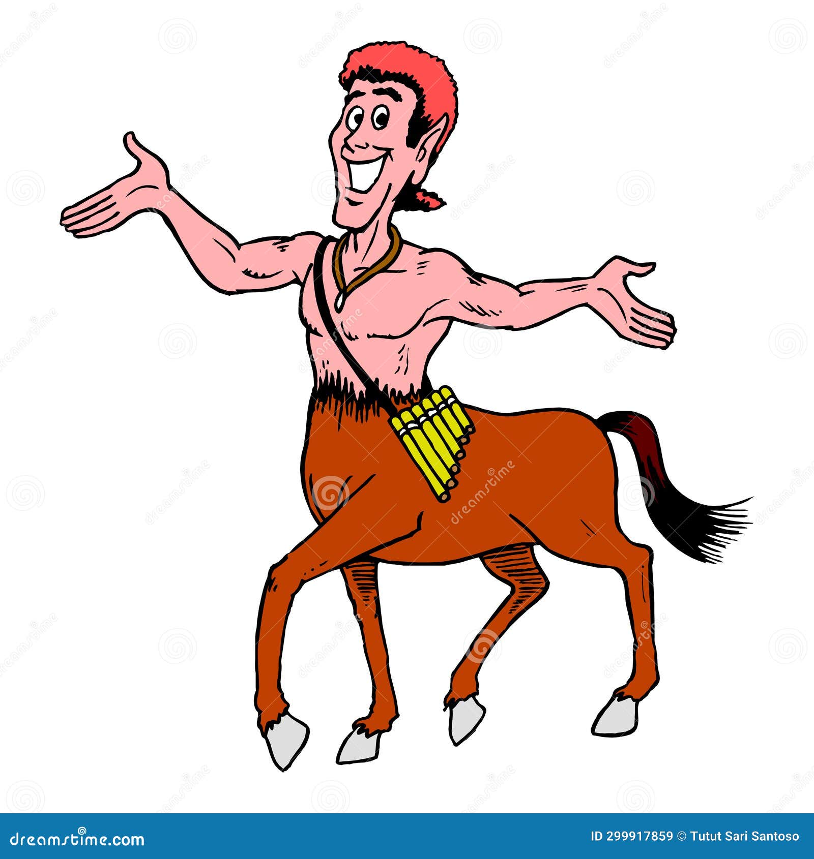 Bard centaur stock vector. Illustration of clipart, icon - 299917859