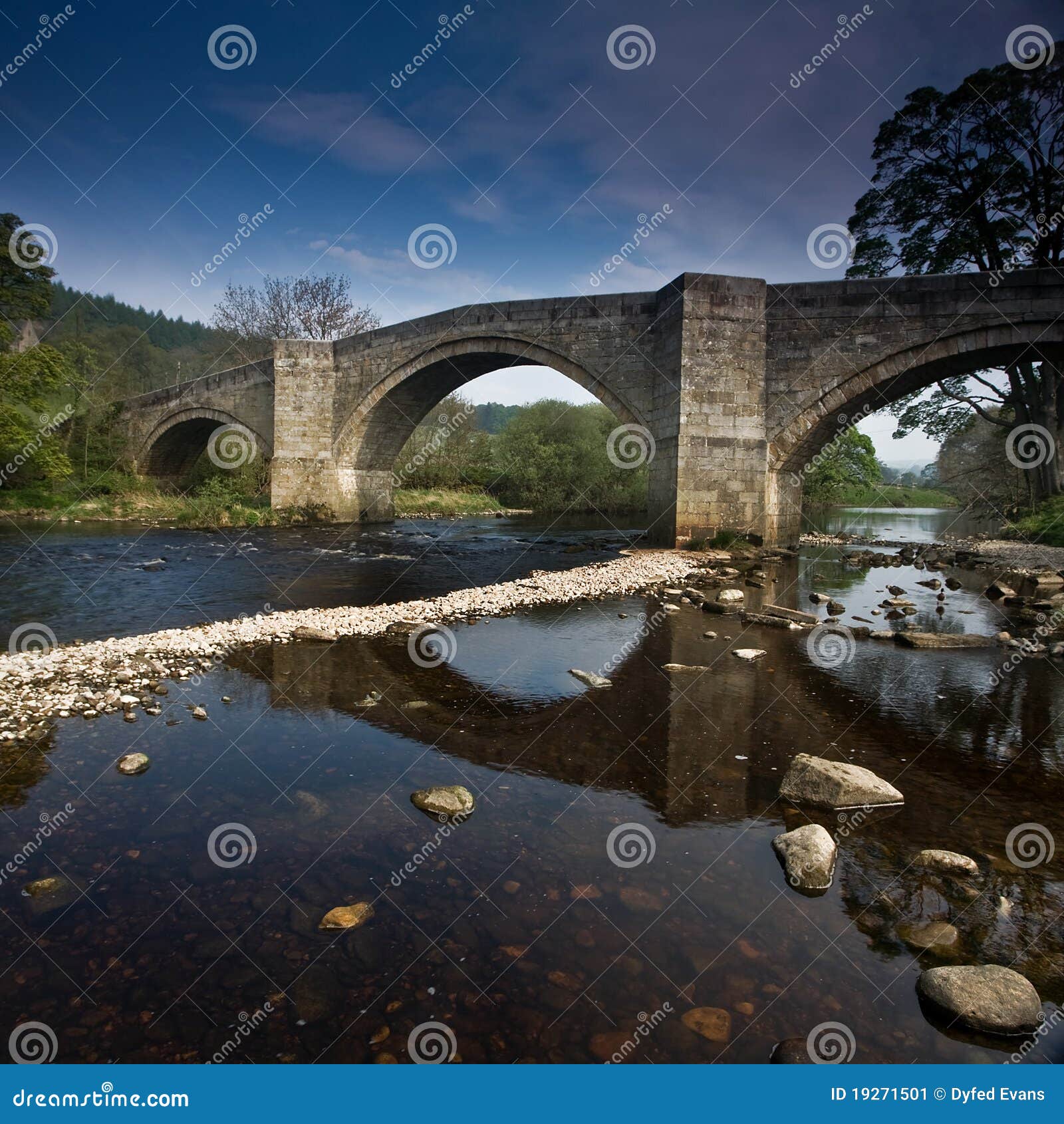 Barden Bridge stock image. Image of park, wharfedale - 19271501