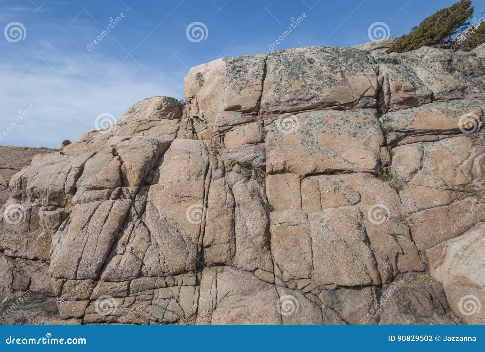 Bare Cliff Granite Background Stock Photo - Image of boulder, rock ...