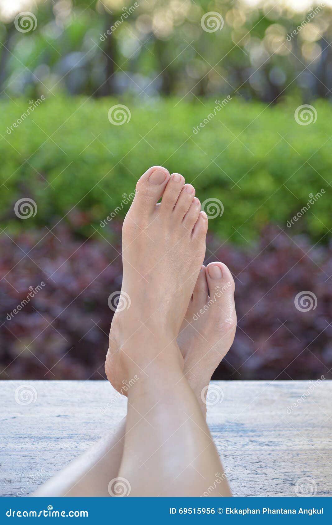 Bare feet ,Relaxing stock photo. Image of beauty, vacation - 69515956