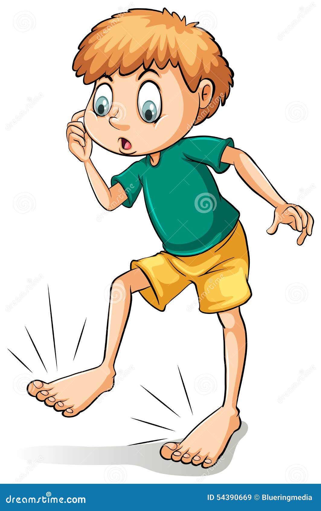 Bare Foot Illustration Drawing Isolated And White Area Royalty-Free ...