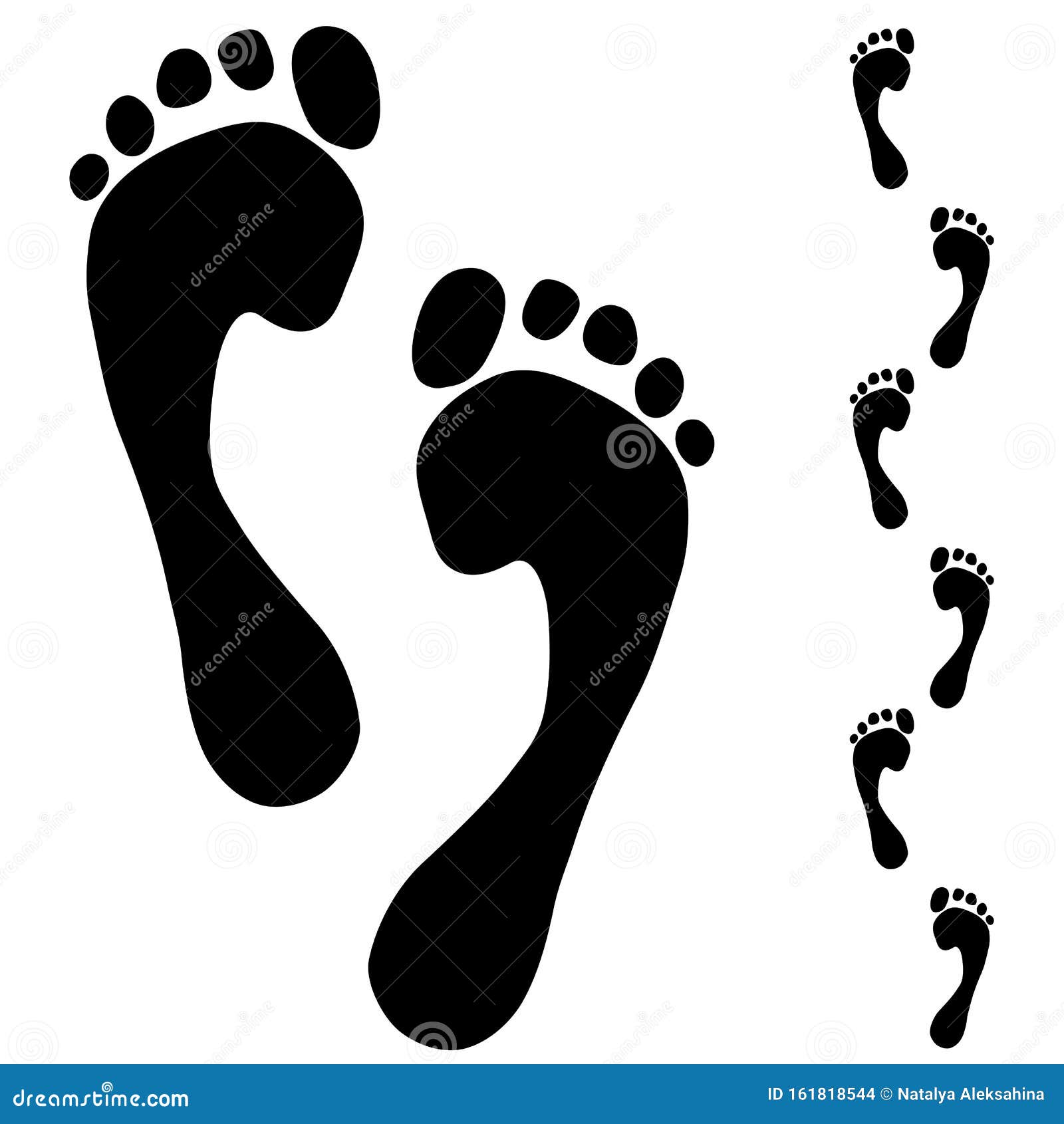 Bare foot print stock vector. Illustration of cute, shape - 161818544 Bare foot print stock vector. Illustration of cute, shape - 161818544