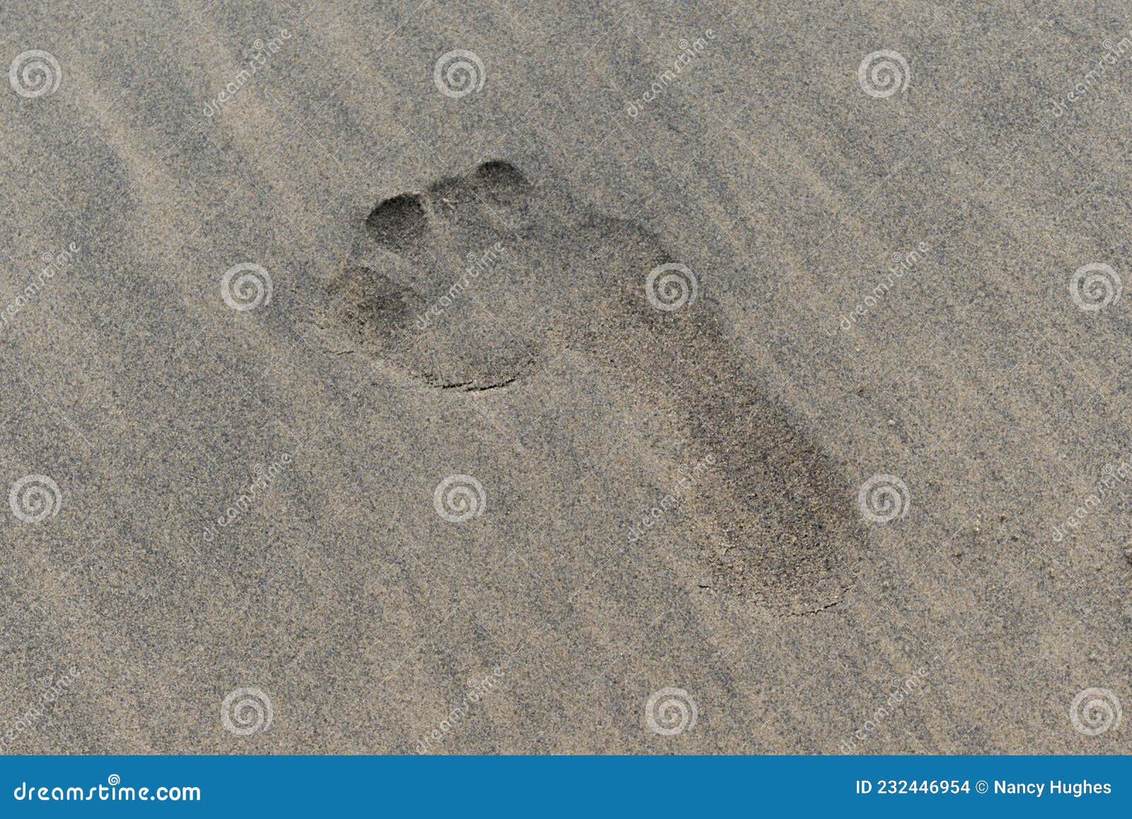 Bare Footprint in Multicolored Sand Stock Photo - Image of footstep ...