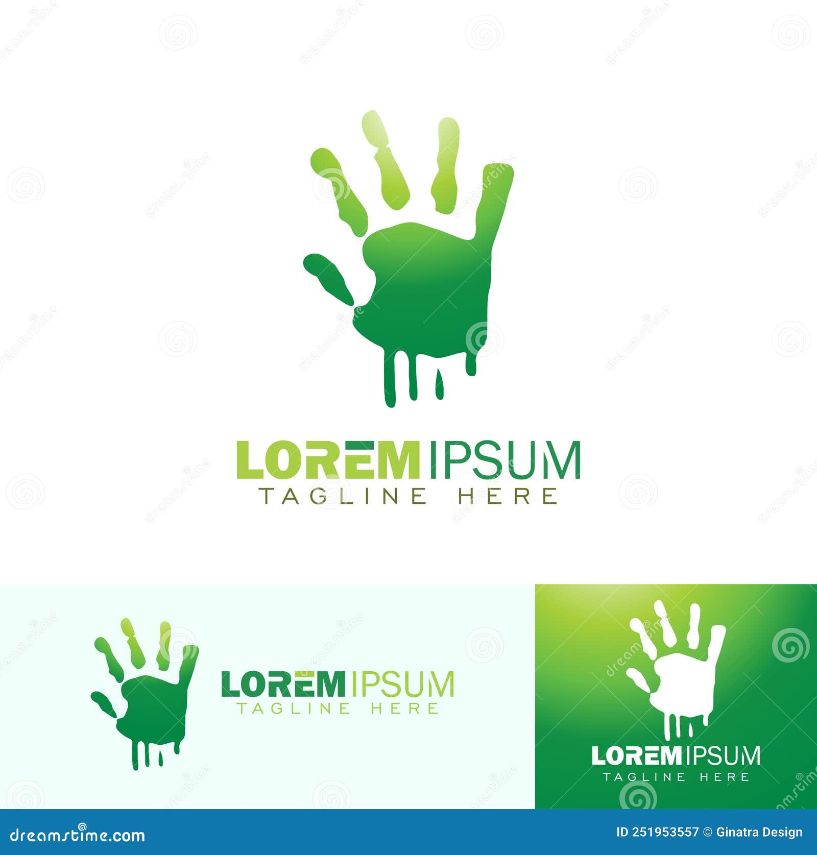Bare Hand Print Symbol Logo Sign Cartoon Vector | CartoonDealer.com ...
