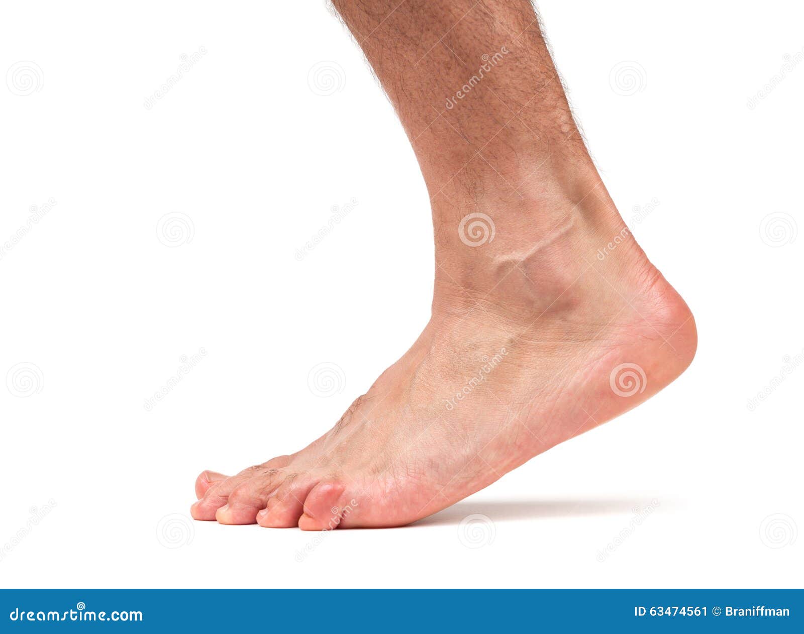 Bare male foot walking stock image. Image of wellness - 63474561