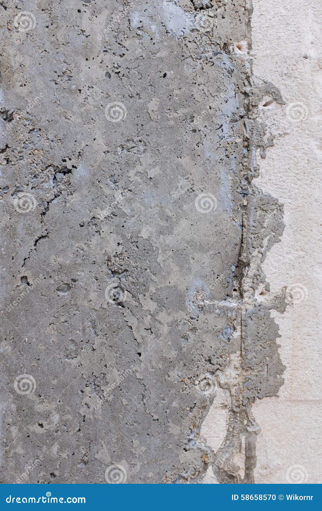 Bare Raw Concrete Wall Texture Useful As Background Stock Photo - Image ...