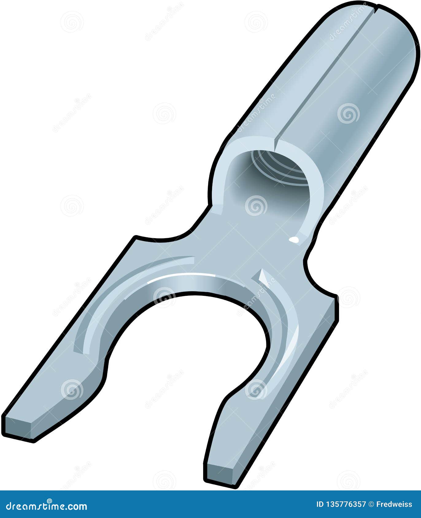 Bare Snap Spade Terminal Vector Illustration Stock Vector ...