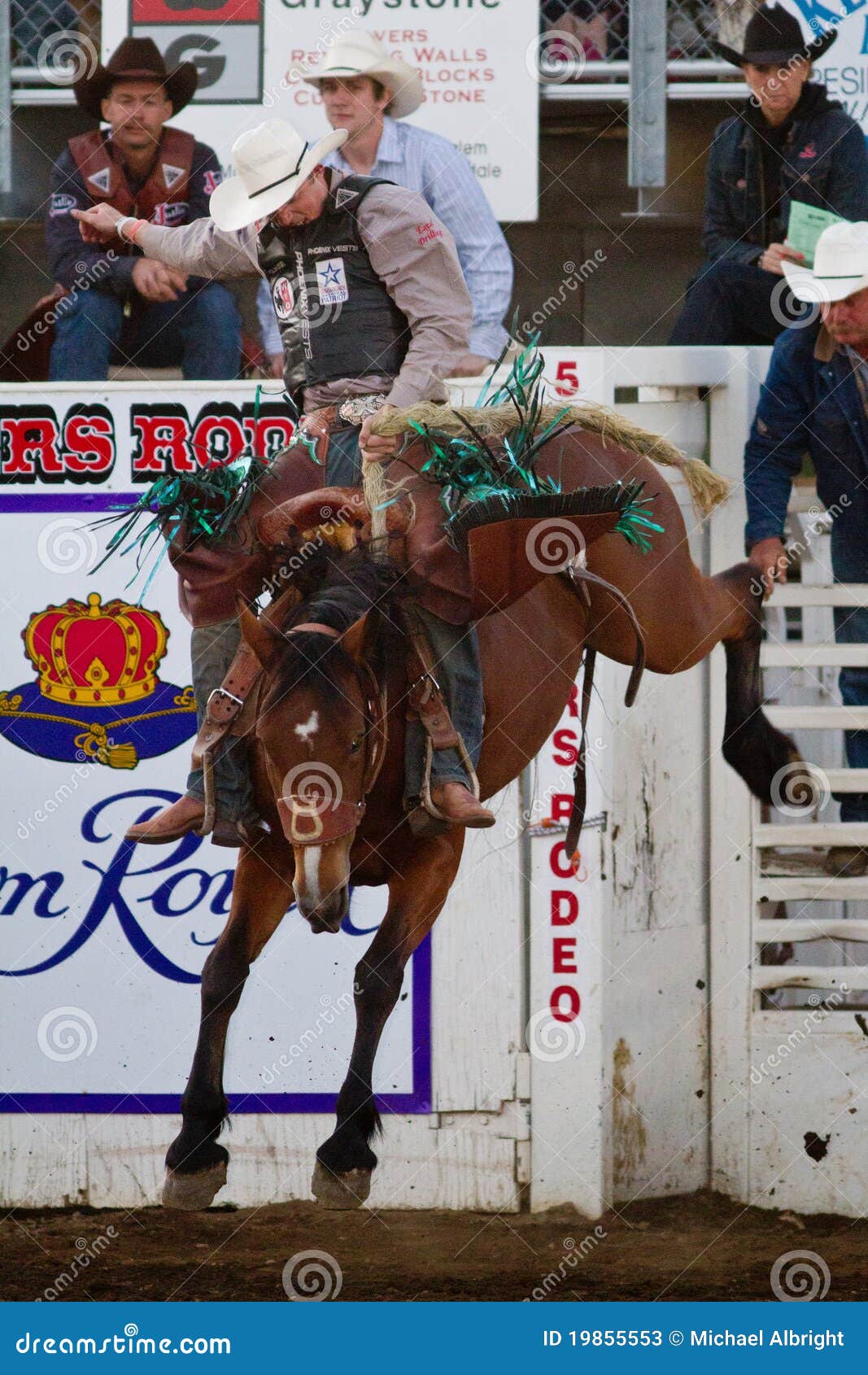 Bareback - Sisters, Oregon PRCA Pro Rodeo 2011 Editorial Stock Photo ...
